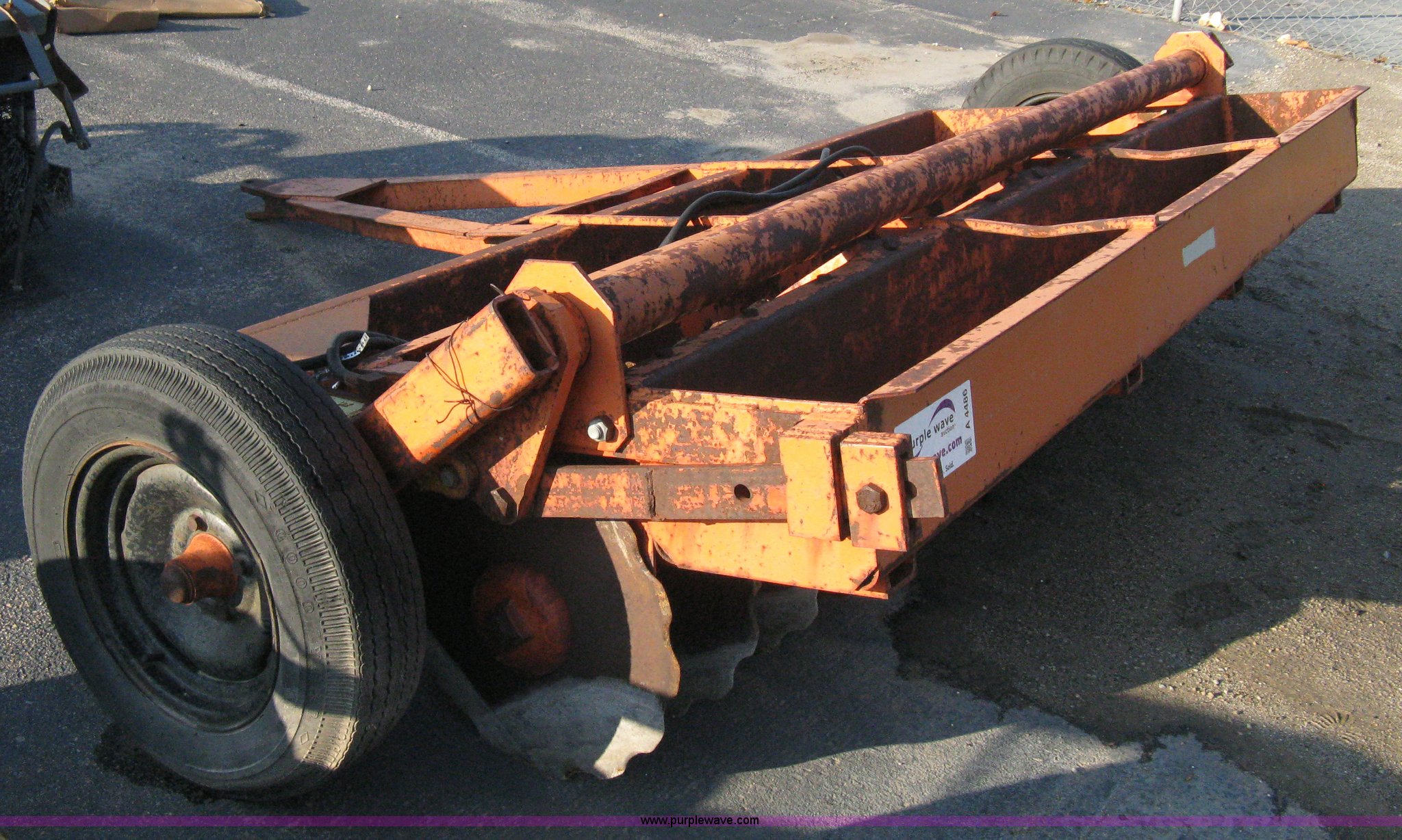 Finn KR-28-8' mulch crimper in Wichita, KS | Item A4486 sold | Purple Wave
