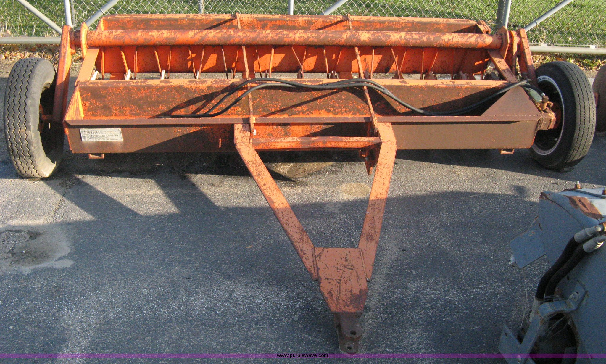 Finn KR-28-8' mulch crimper in Wichita, KS | Item A4486 sold | Purple Wave
