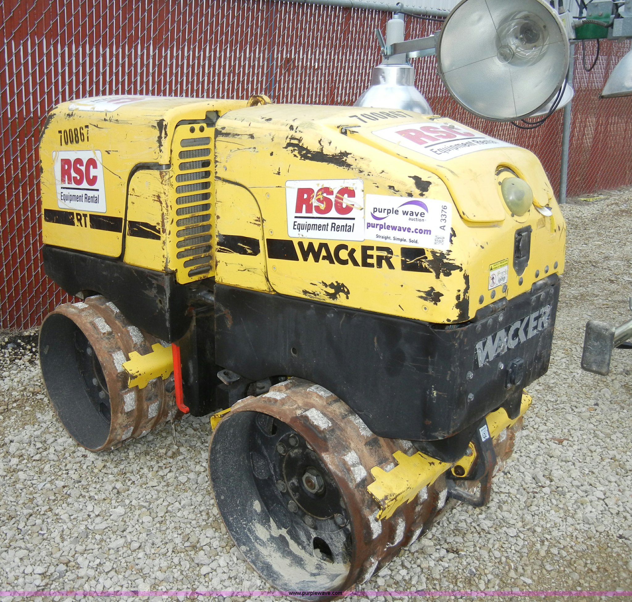 2007 Wacker RT82-SC pad foot roller/packer in Manhattan, KS | Item ...