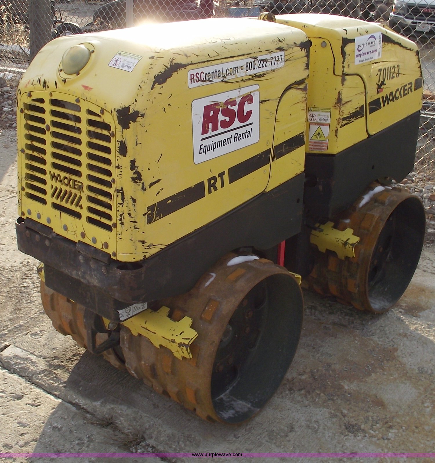 2007 Wacker RT82 roller/packer in Warrensburg, MO | Item C5930 sold ...