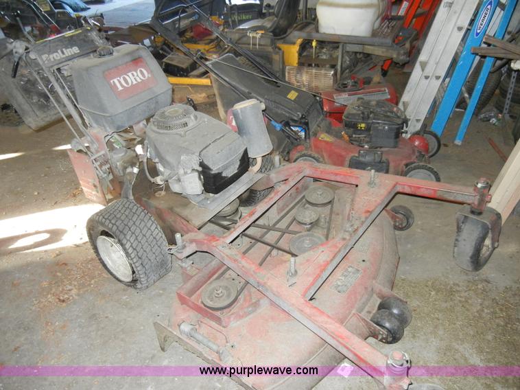 Toro Proline walk behind mower in Topeka, KS | Item J9268 sold | Purple ...