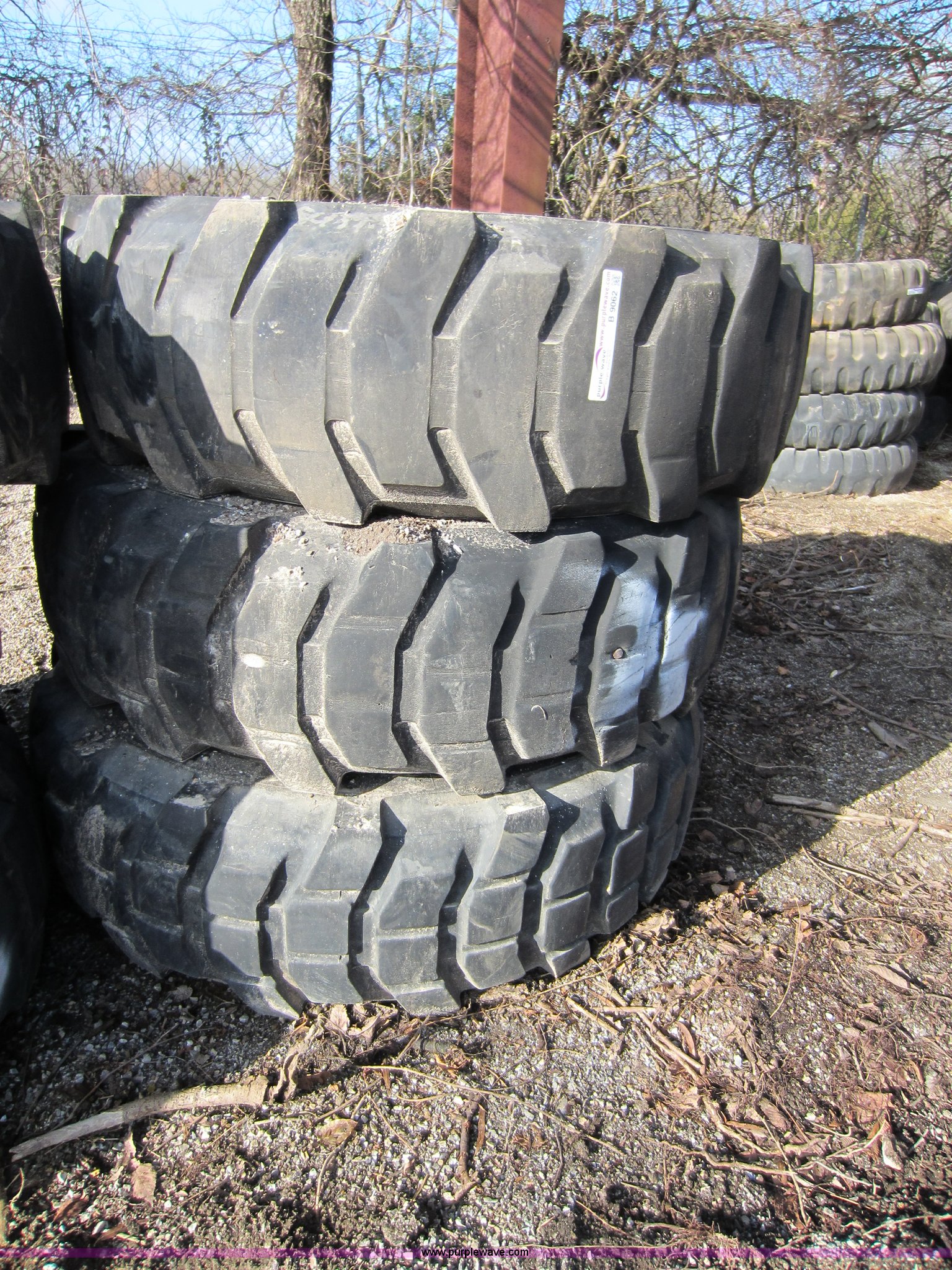(6) Michelin 16R20 tires in Columbus, KS | Item B9062 sold | Purple Wave