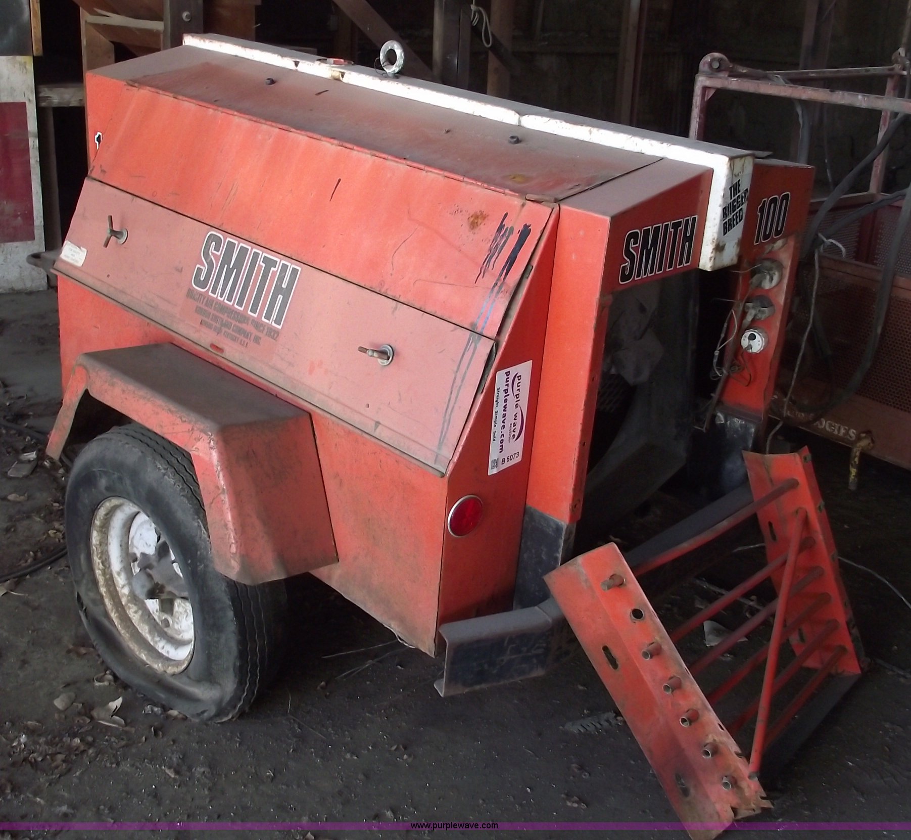 Smith 100 towable compressor in Kansas City, MO | Item B6073 sold ...