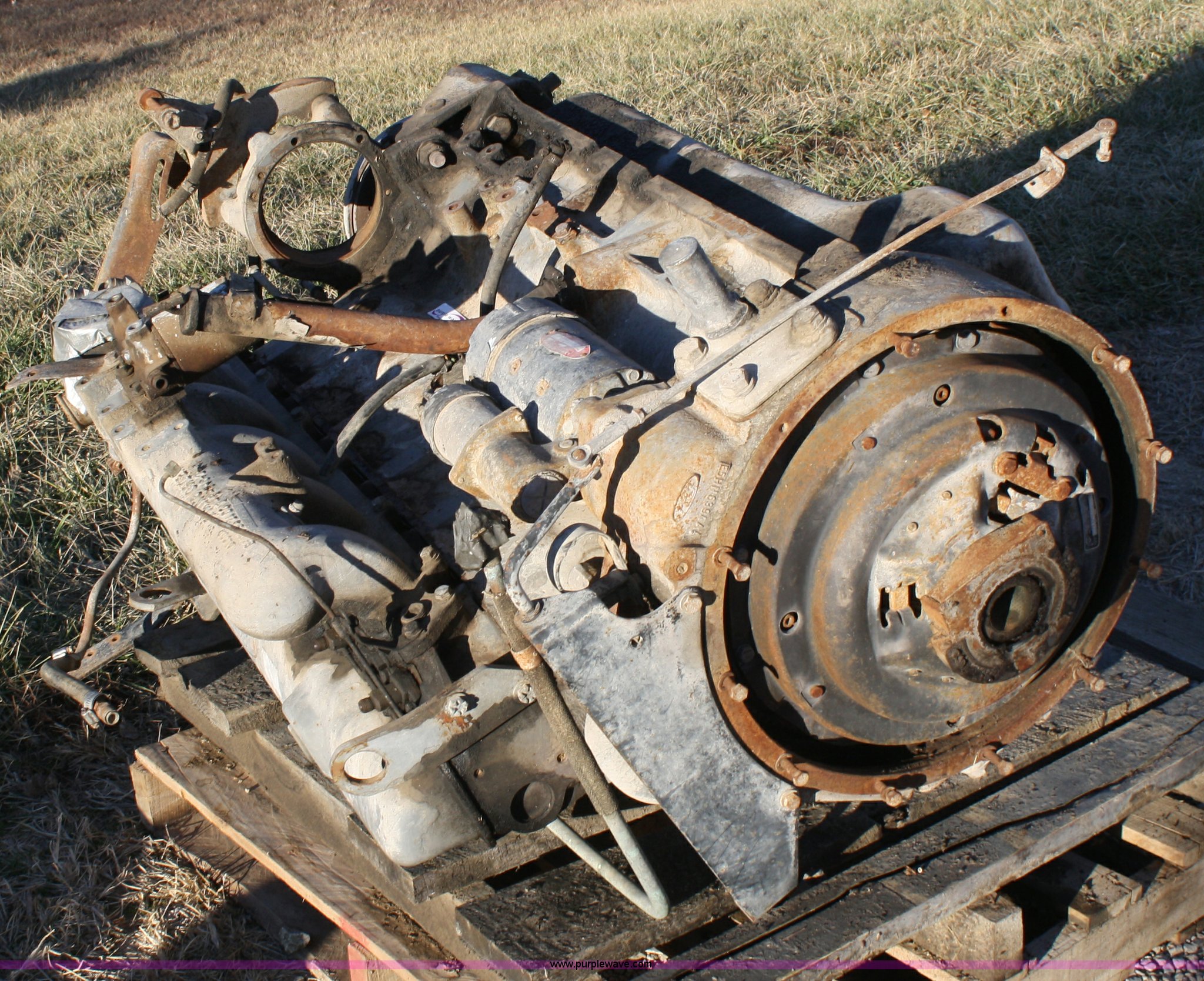 Ford 7.8L diesel engine core in Lawrence, KS | Item H9554 sold | Purple ...
