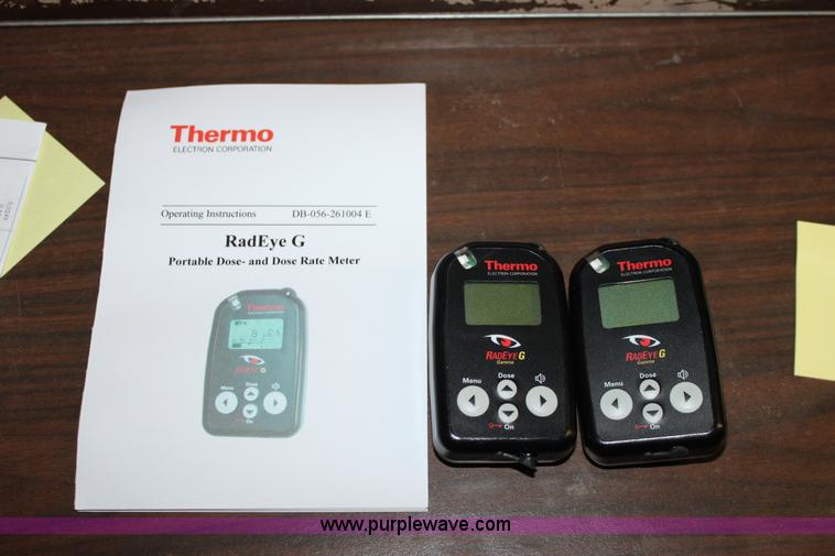 (2) Thermo RadEye G portable dose and dose rate meters in Wichita, KS ...