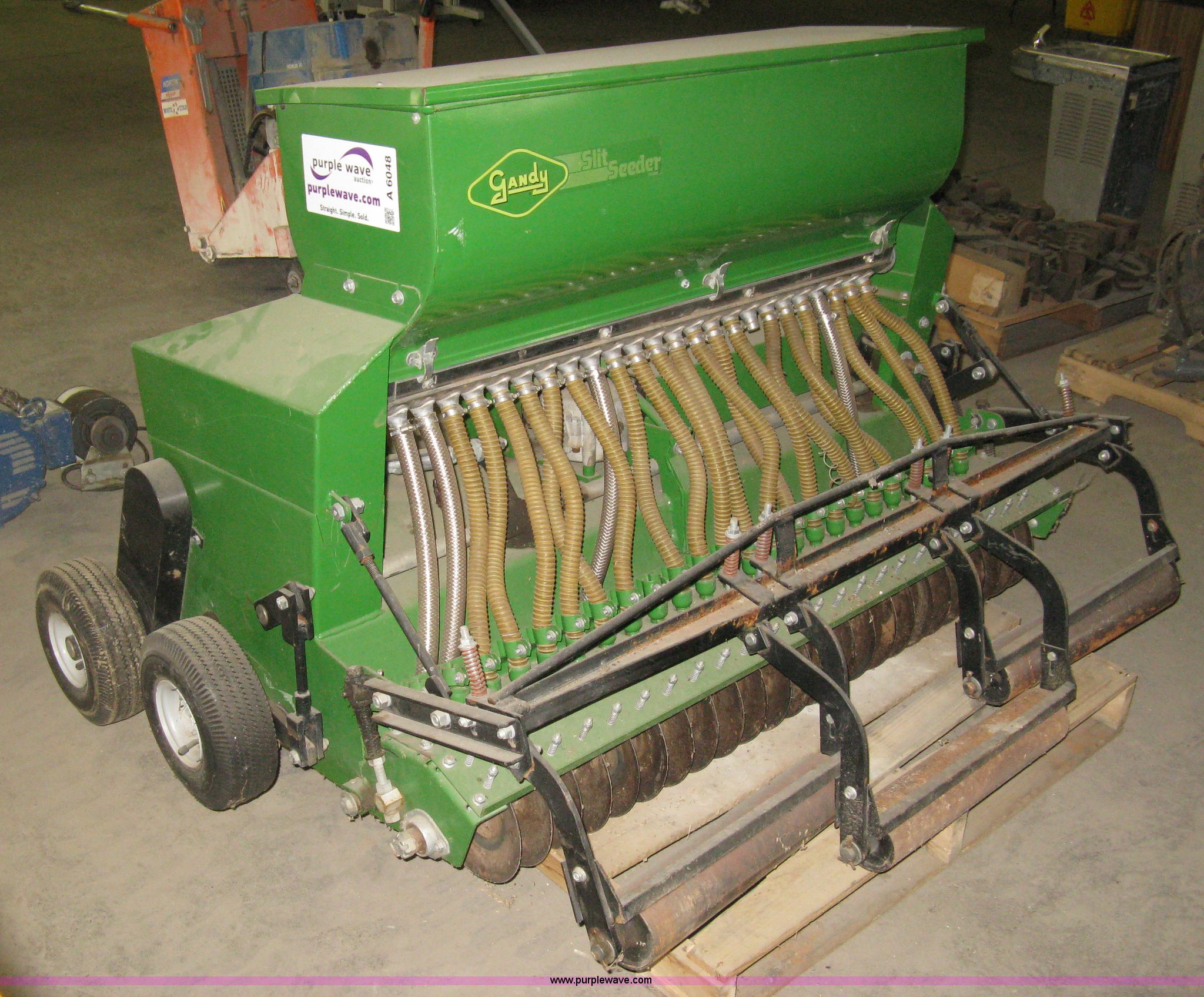 Gandy 2848SS three point slit seeder in Derby, KS | Item A6048 sold ...