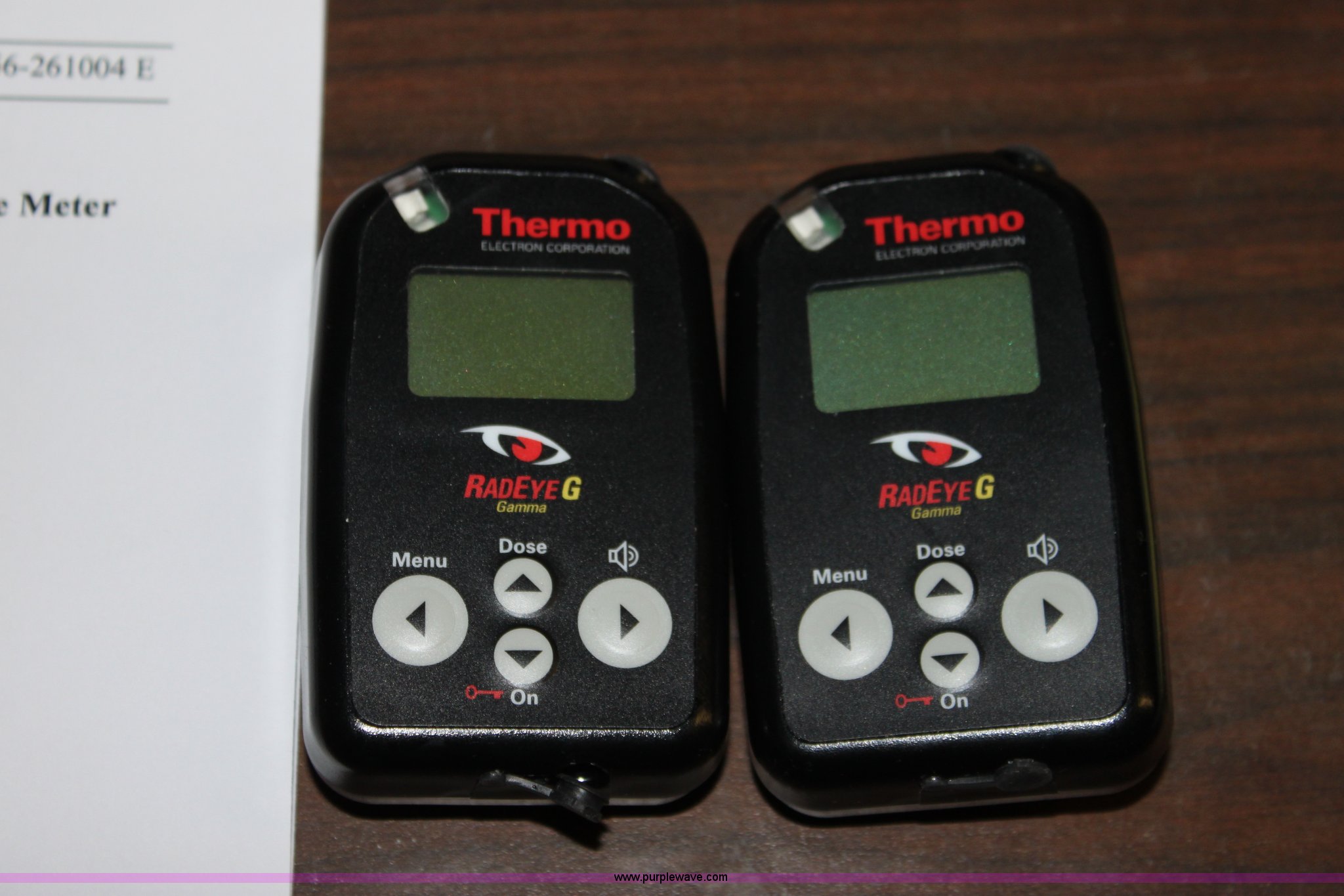 (2) Thermo RadEye G portable dose and dose rate meters in Wichita, KS ...