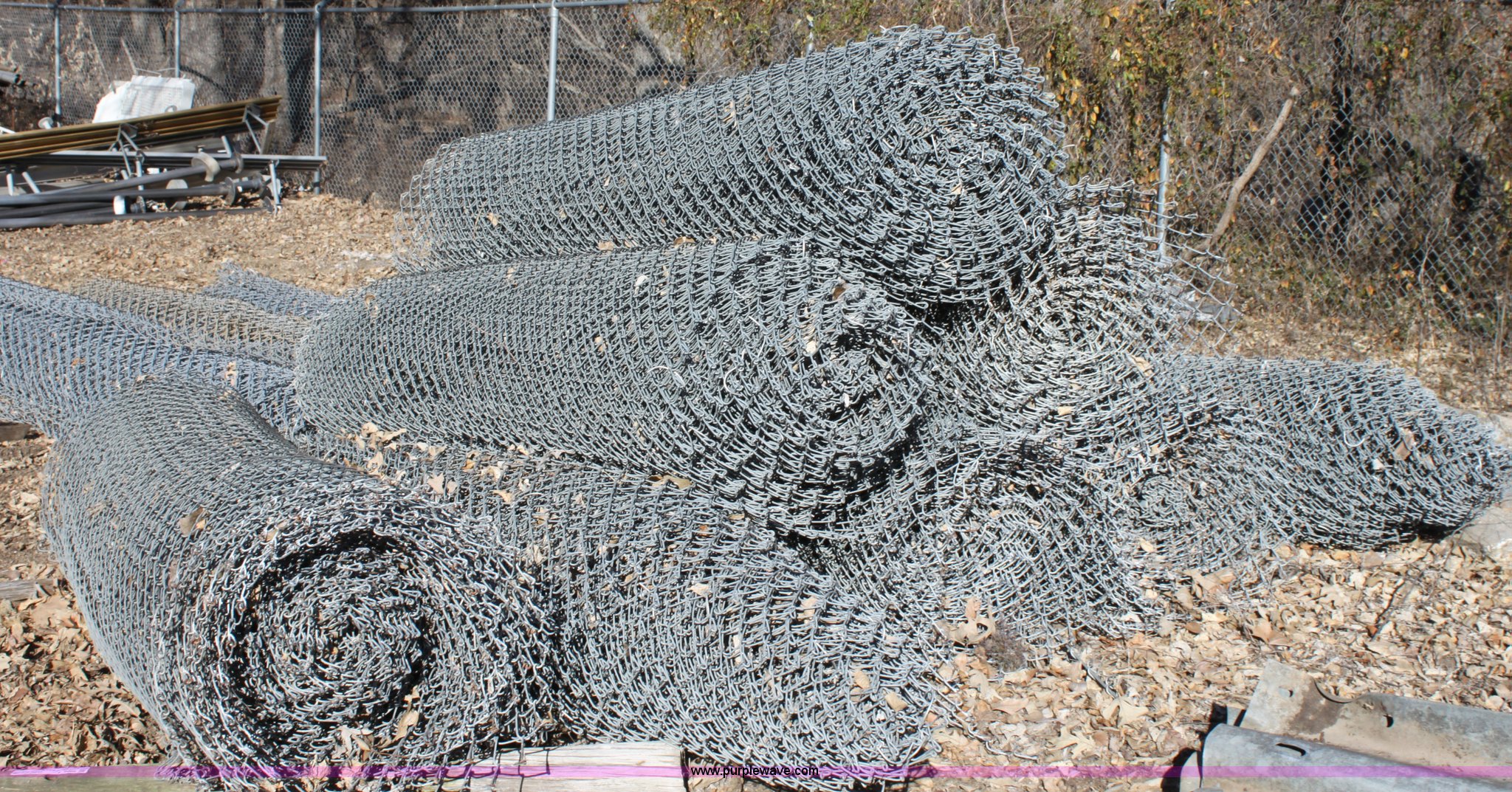 (11) rolls of 8'H chain link fence in Emporia, KS | Item F9966 sold ...