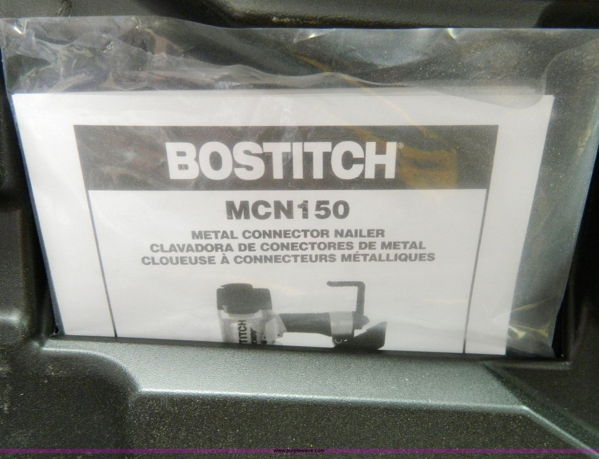 Bostitch Strap Shot MCN150 pneumatic metal connector nail gun in Salina ...
