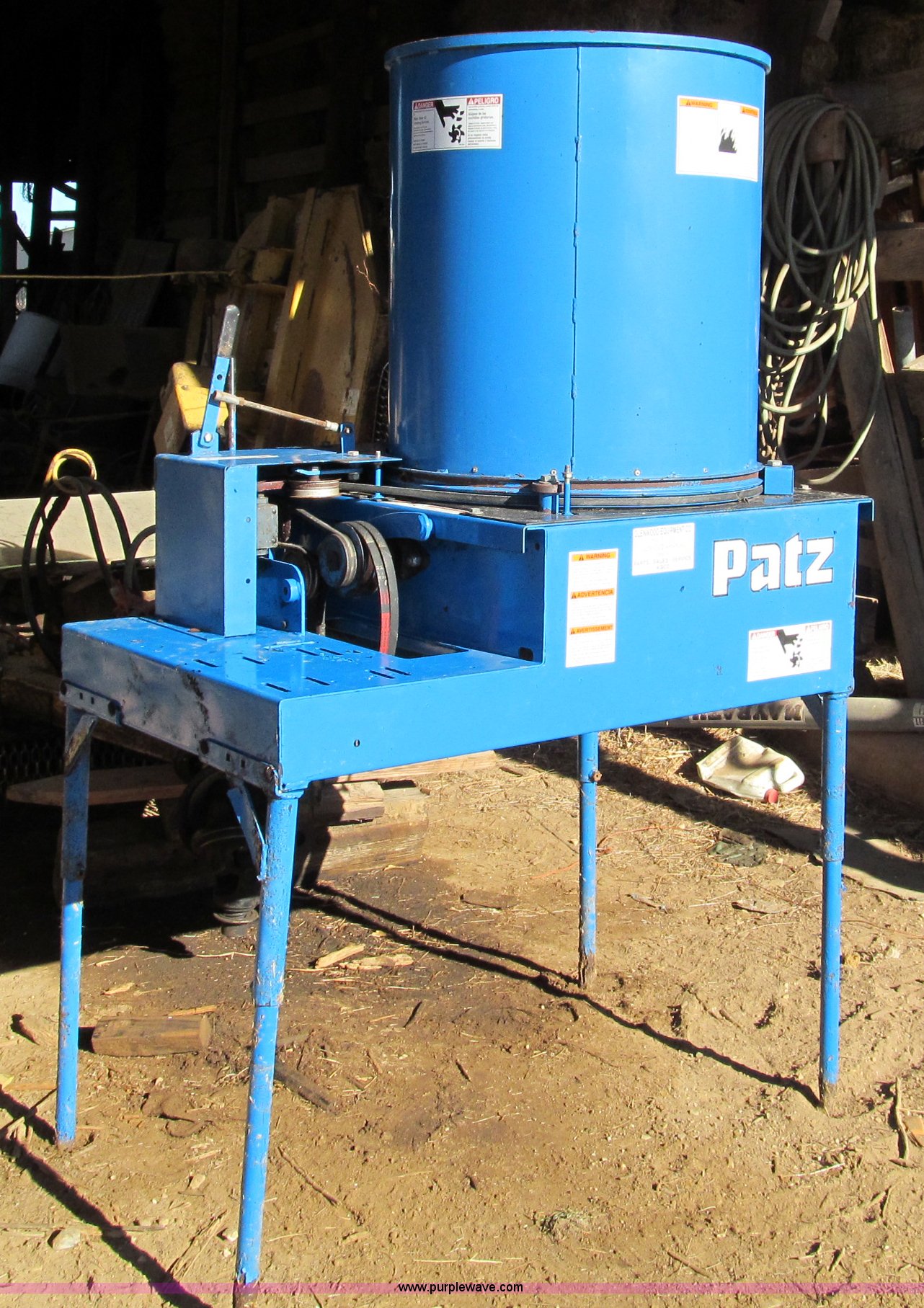 Patz square bale grinder in Arkadelphia, AR | Item D3006 sold | Purple Wave