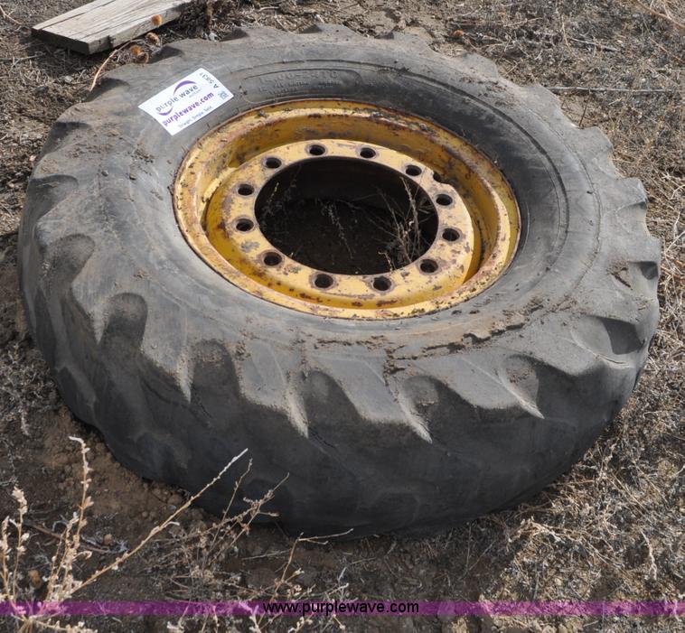 Motor grader tire and wheel in Brighton, CO | Item A5831 sold | Purple Wave