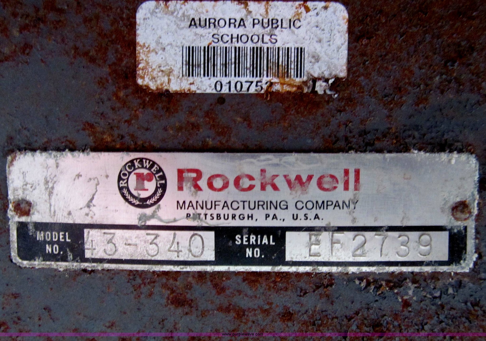 Rockwell 43-340 table router in Lebanon, MO | Item D3013 sold | Purple Wave