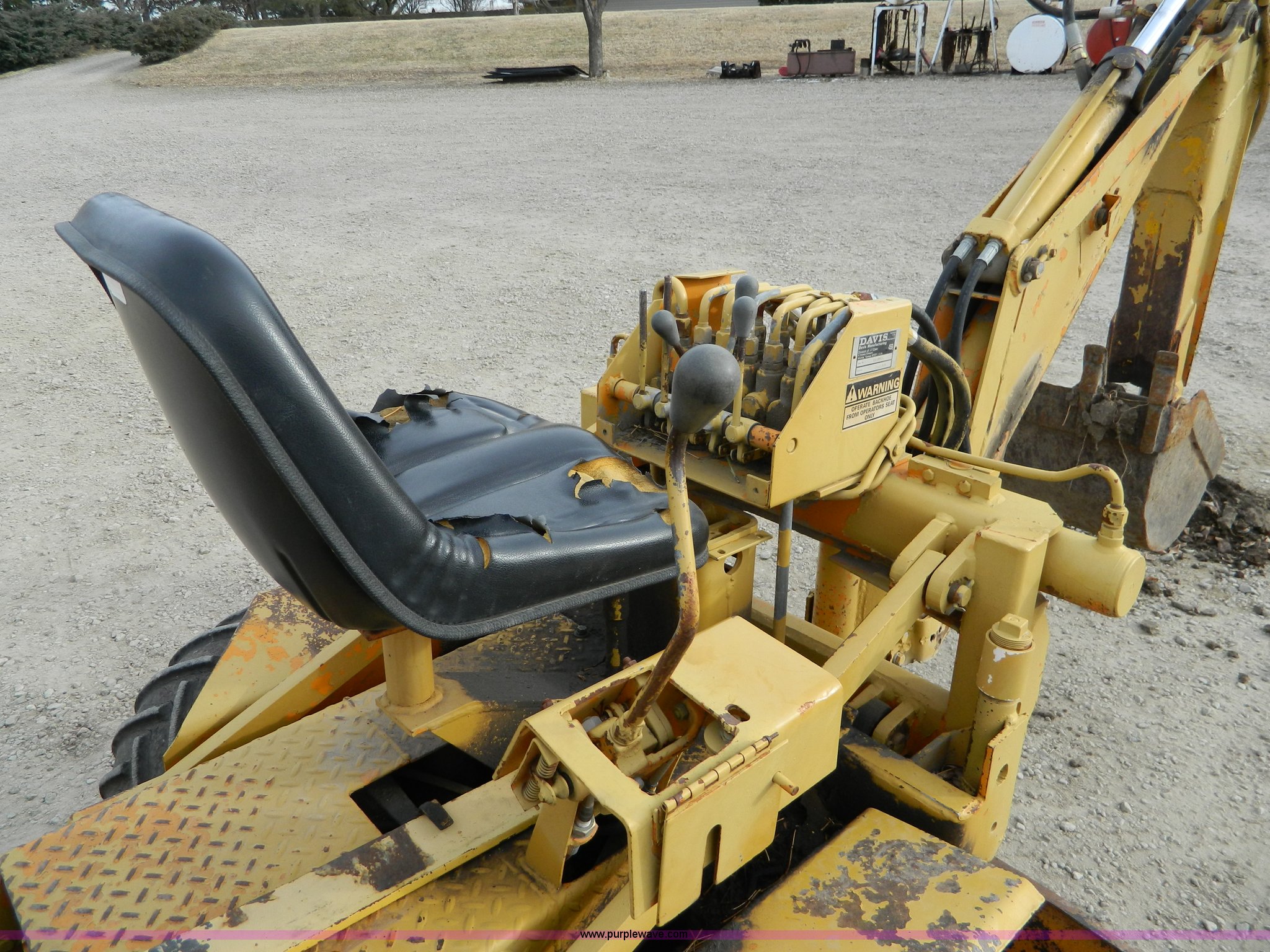 Case Davis trencher backhoe in Phillipsburg, KS | Item D8719 sold ...