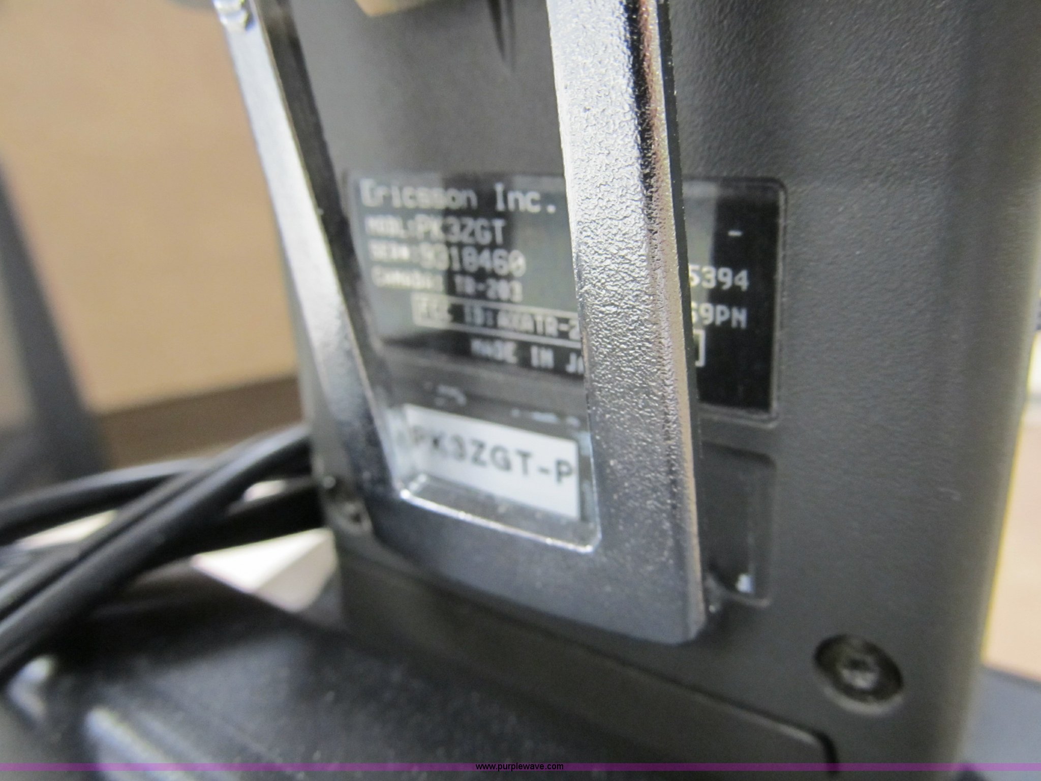 Ericsson PK32GT MA-Com 800 MHz EDACS two-way radio and charger in Iowa ...