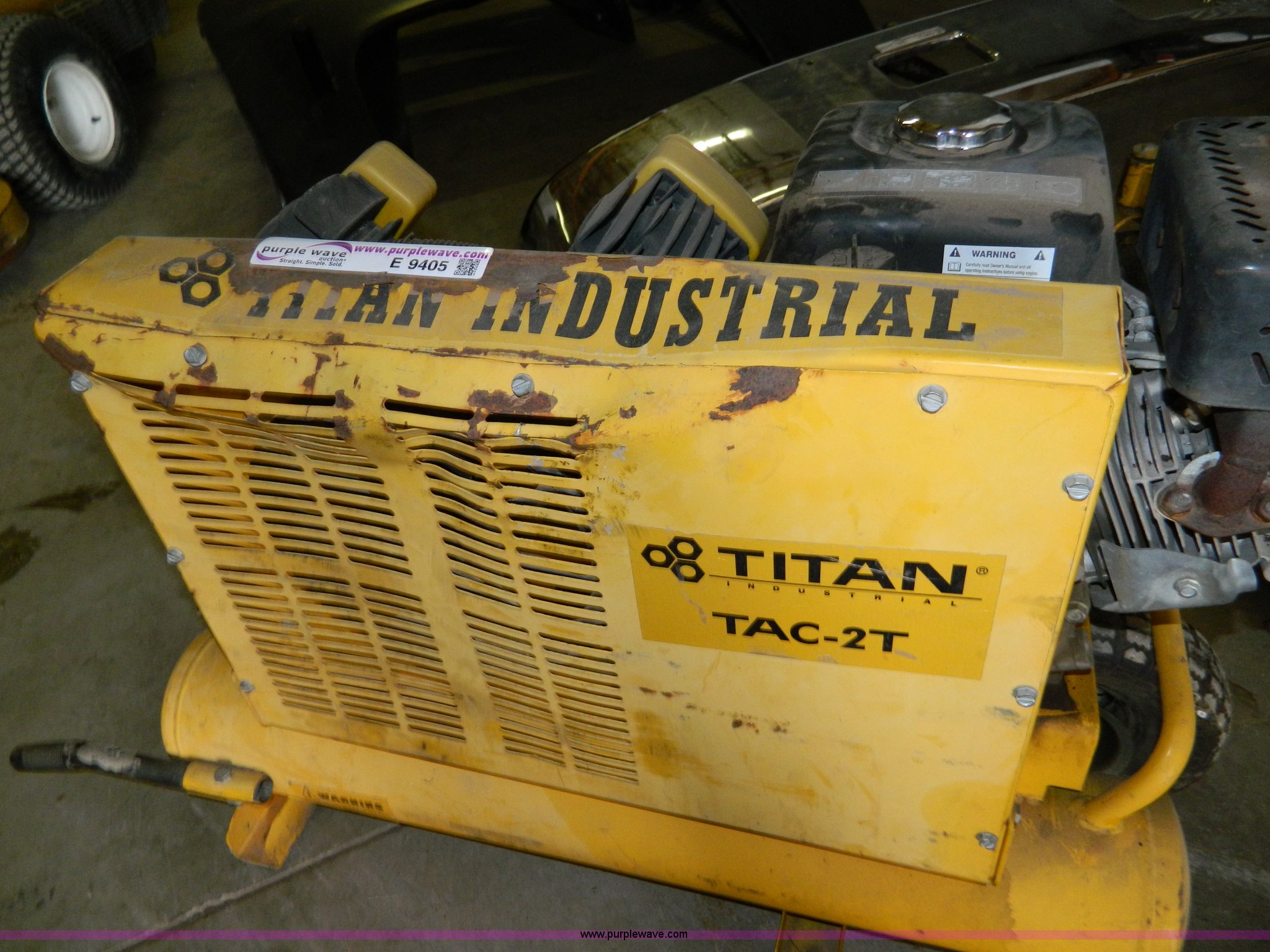 Titan TAC-27 air compressor in Phillipsburg, KS | Item E9405 sold ...