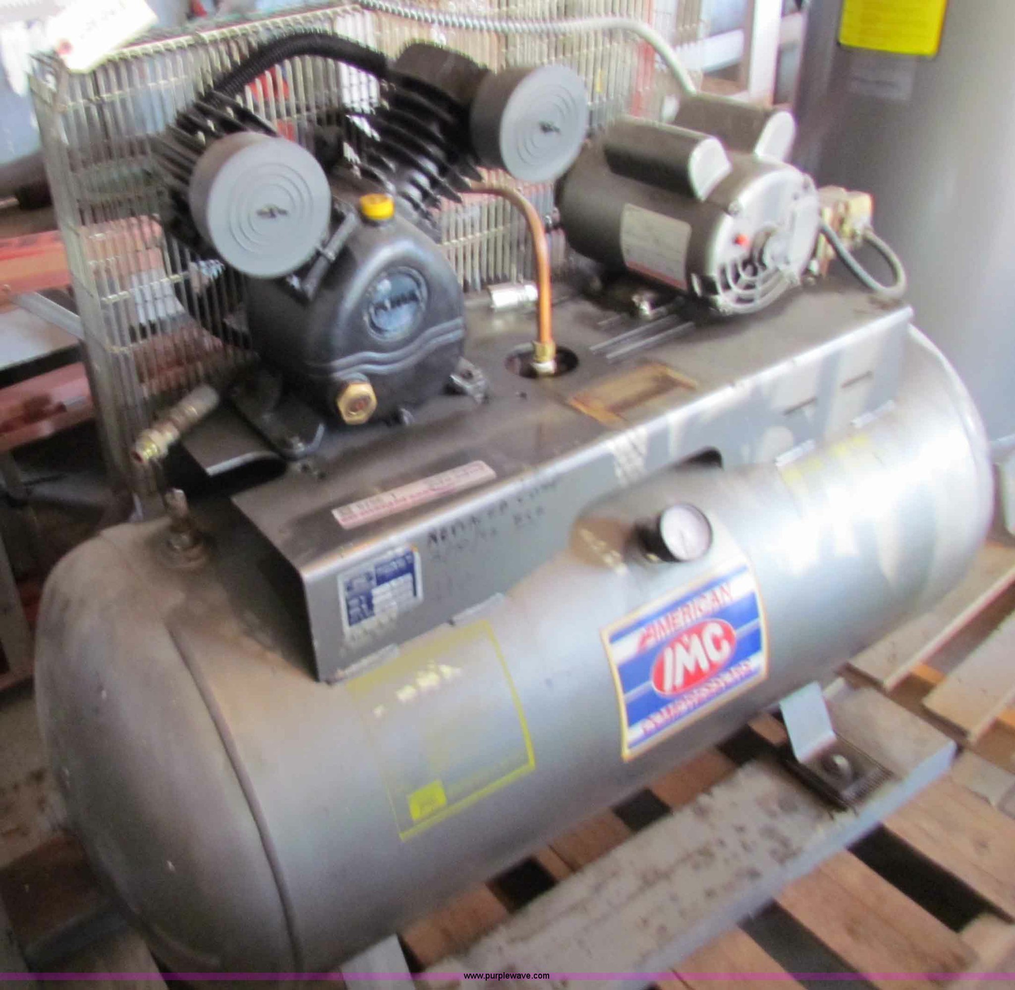 1991 American Imc T29.A.601H air compressor in Salina, KS | Item I9575 ...