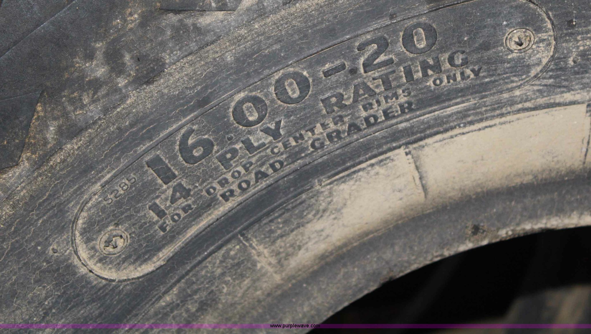 (2) 16.00-20 tires in Linwood, KS | Item H9620 sold | Purple Wave