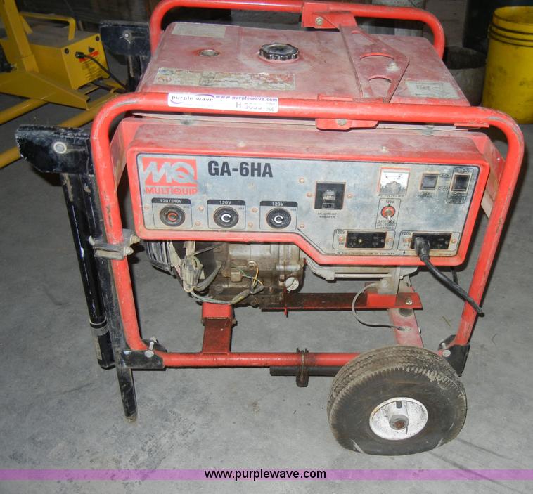 Multiquip GA-6HA generator in De Soto, KS | Item H9635 sold | Purple Wave