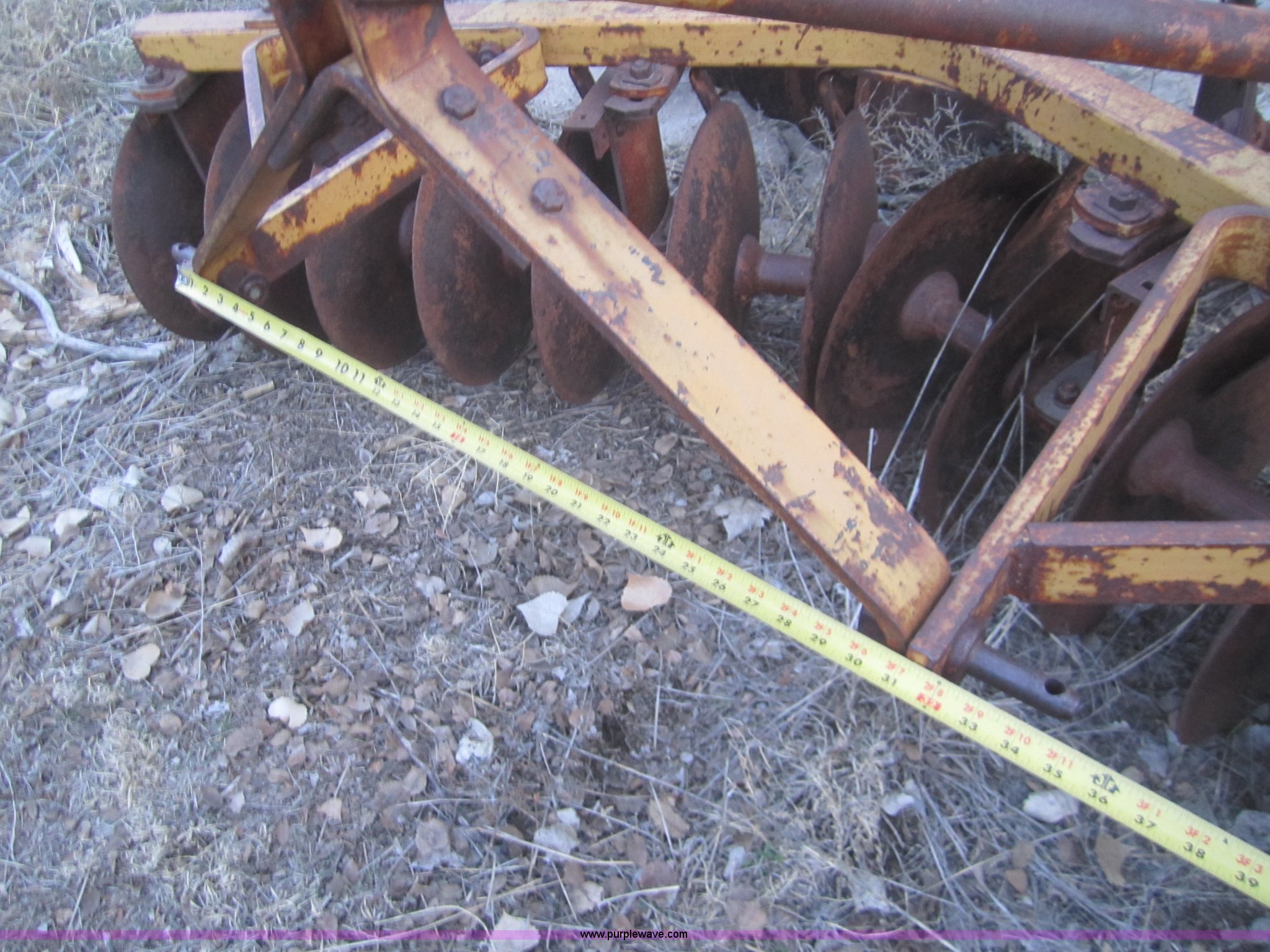 8'W three point disk in Spearville, KS | Item B5736 sold | Purple Wave