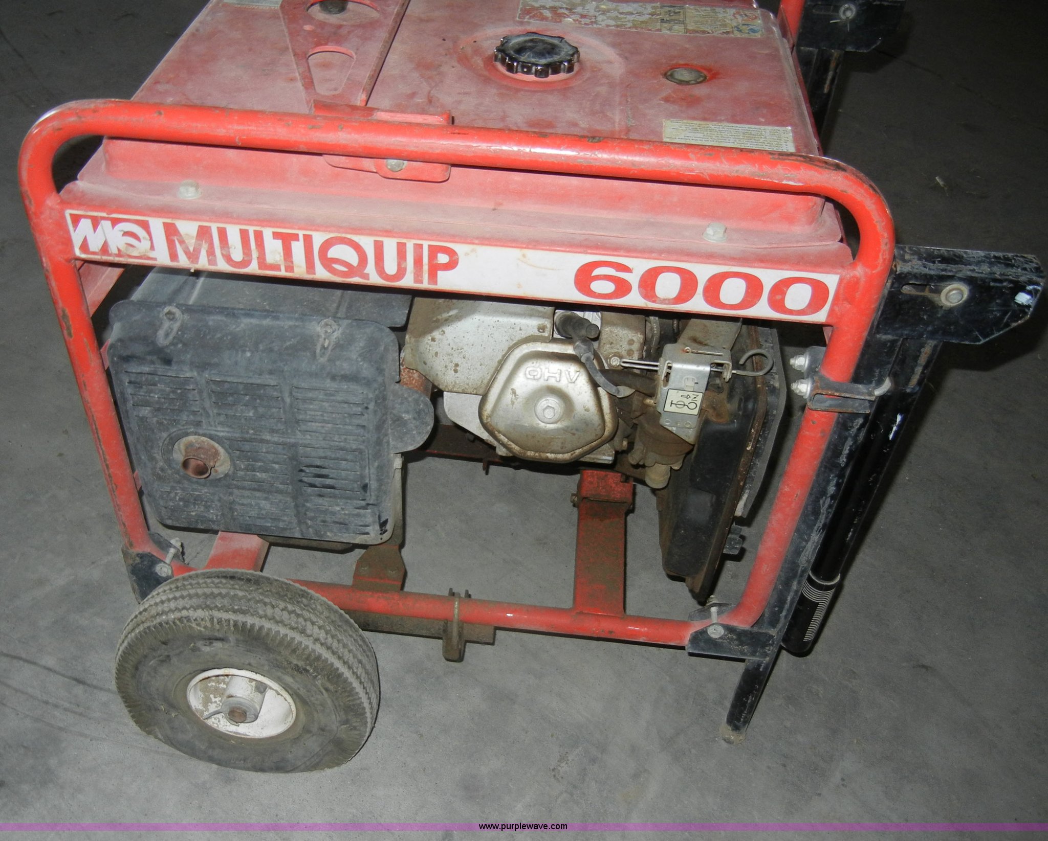 Multiquip GA-6HA generator in De Soto, KS | Item H9635 sold | Purple Wave