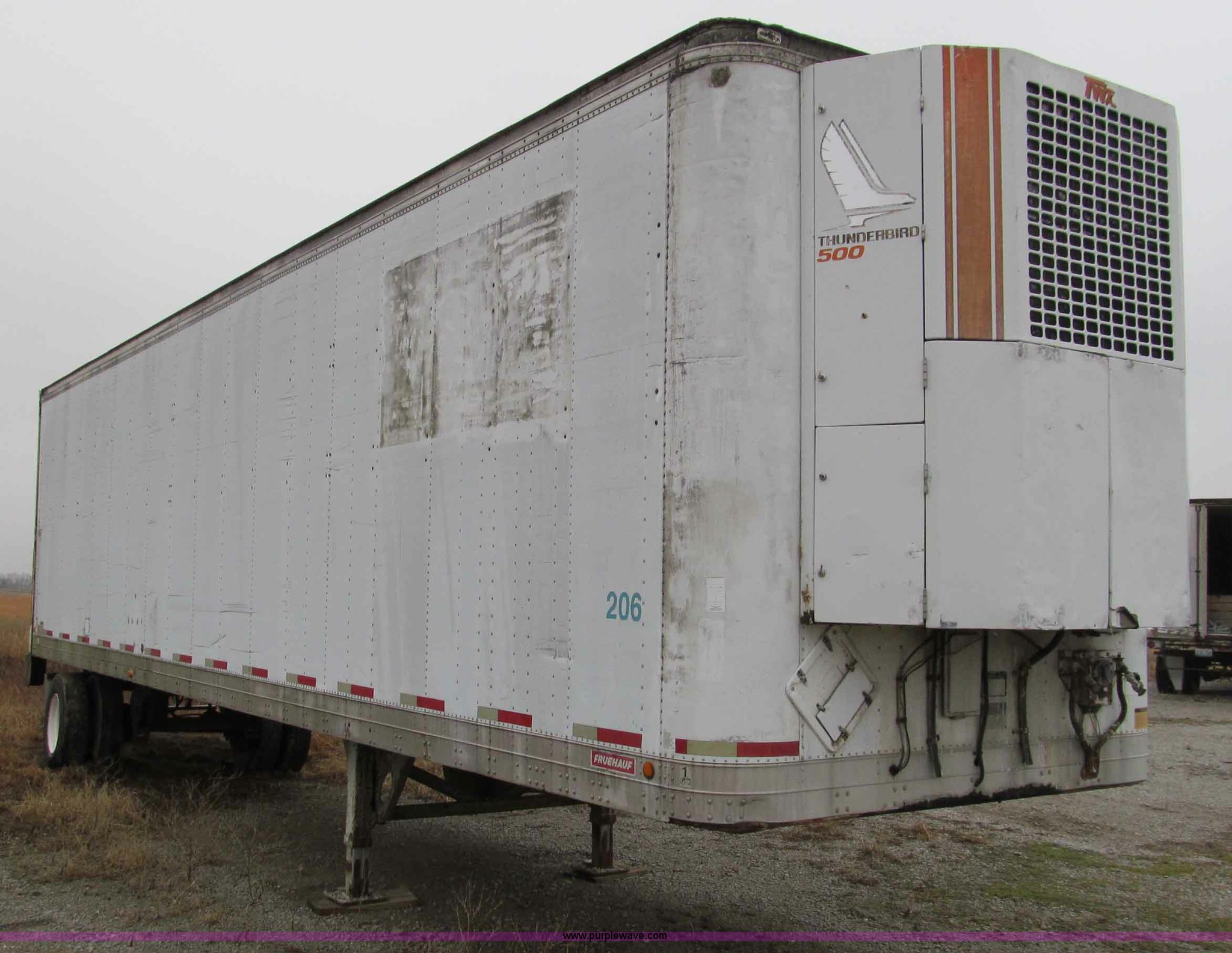 1986 Fruehauf 38' reefer trailer in Carthage, MO | Item D3059 sold ...