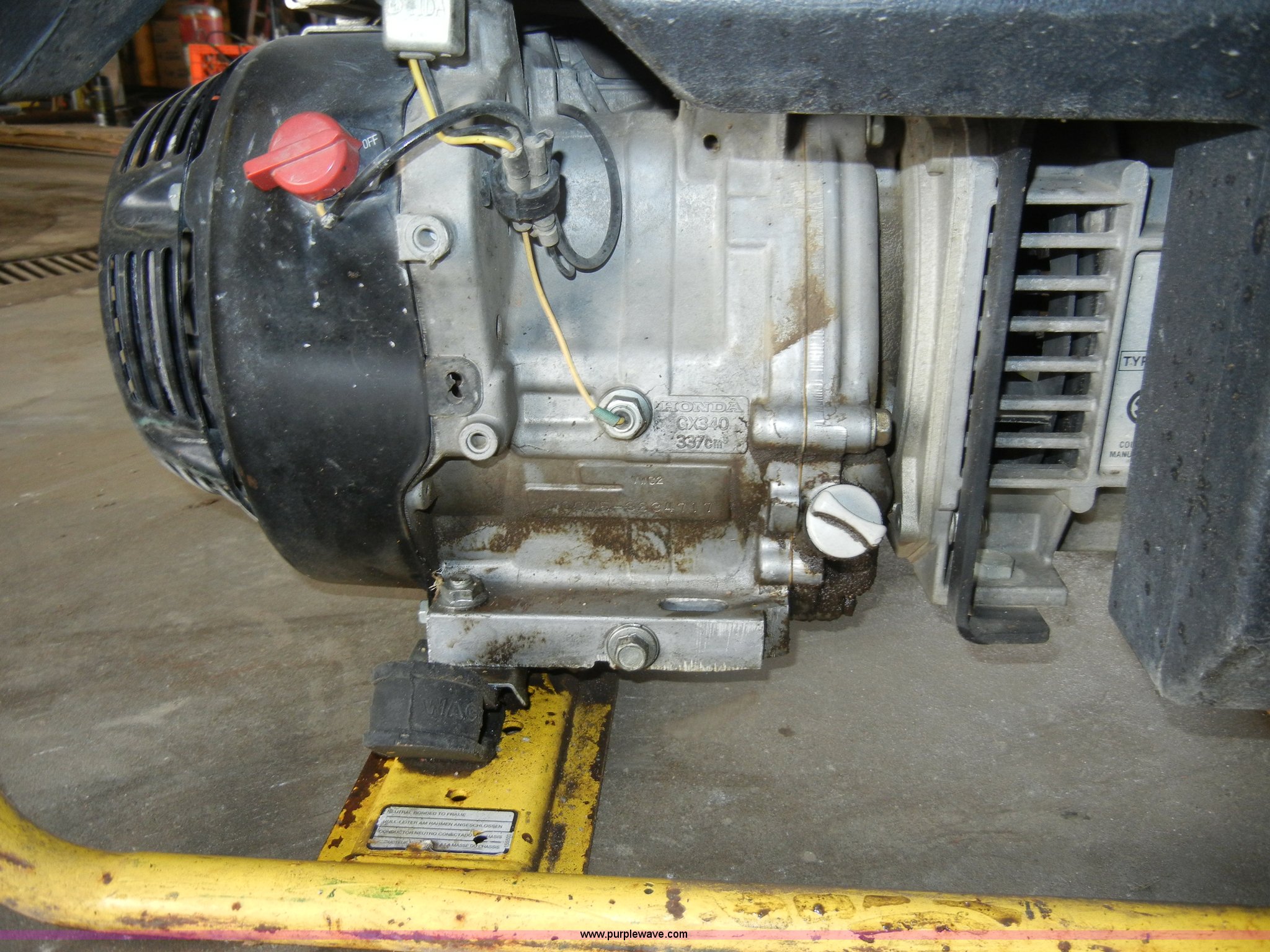 Wacker G 5.6 generator in Tonganoxie, KS | Item J9398 sold | Purple Wave