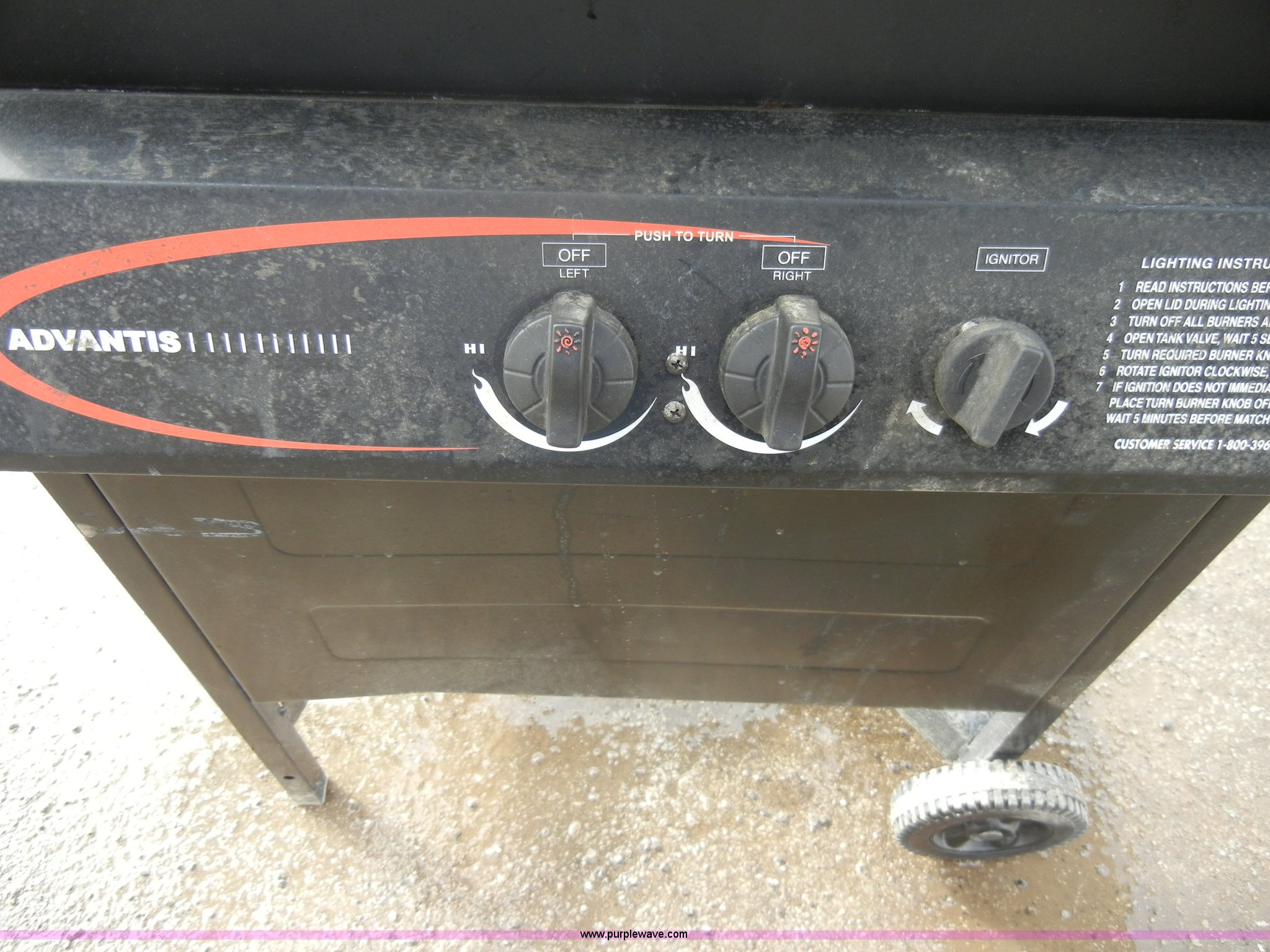 Fiesta propane BBQ grill with side burner in Tonganoxie, KS | Item ...