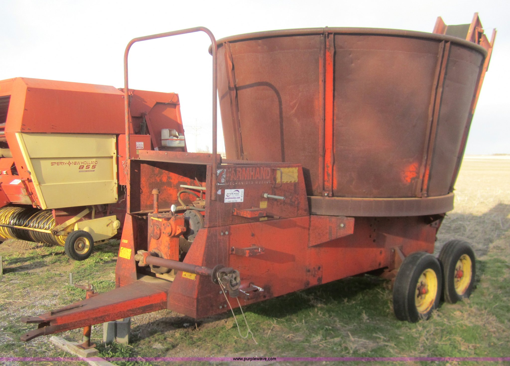Farmhand bale grinder in Fowler, KS | Item B5741 sold | Purple Wave