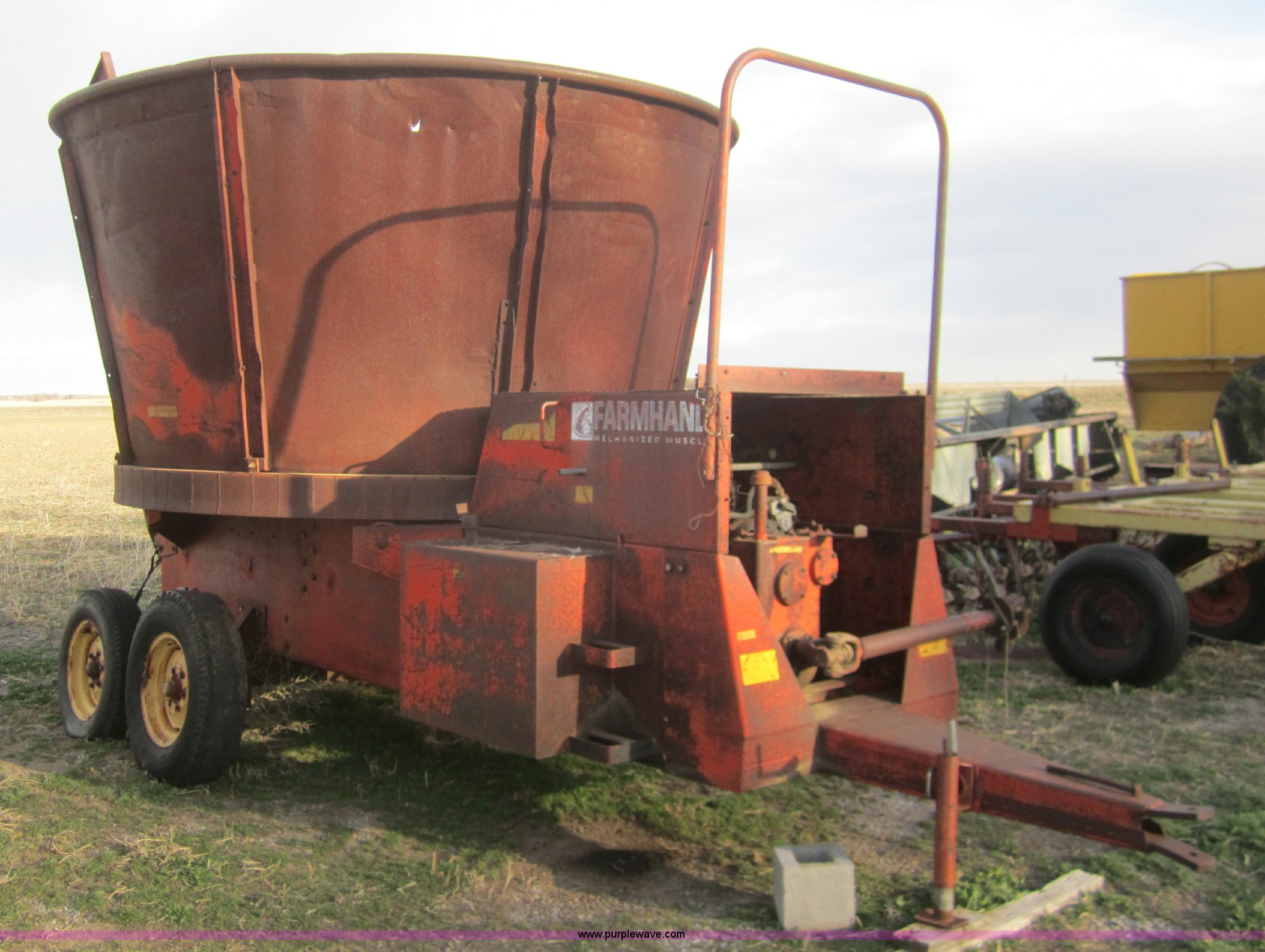 Farmhand bale grinder in Fowler, KS | Item B5741 sold | Purple Wave