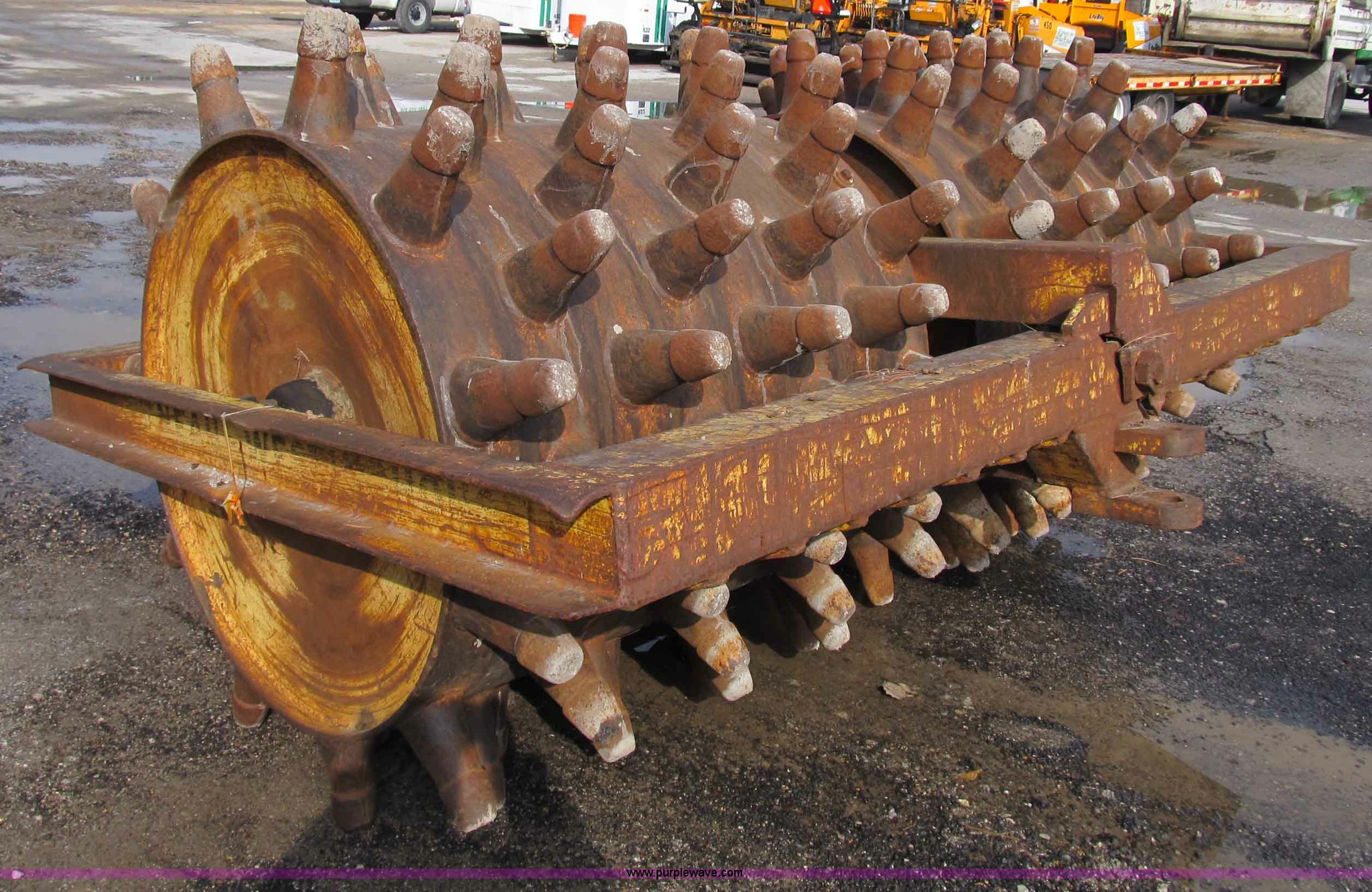 Double drum sheeps foot roller in St. Louis, MO | Item B2621 sold ...