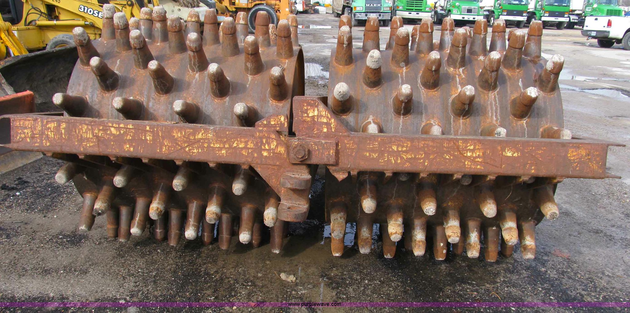 Double drum sheeps foot roller in St. Louis, MO | Item B2621 sold ...