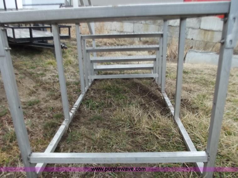 Aluminum job trailer steps in Odessa, MO | Item D3604 sold | Purple Wave