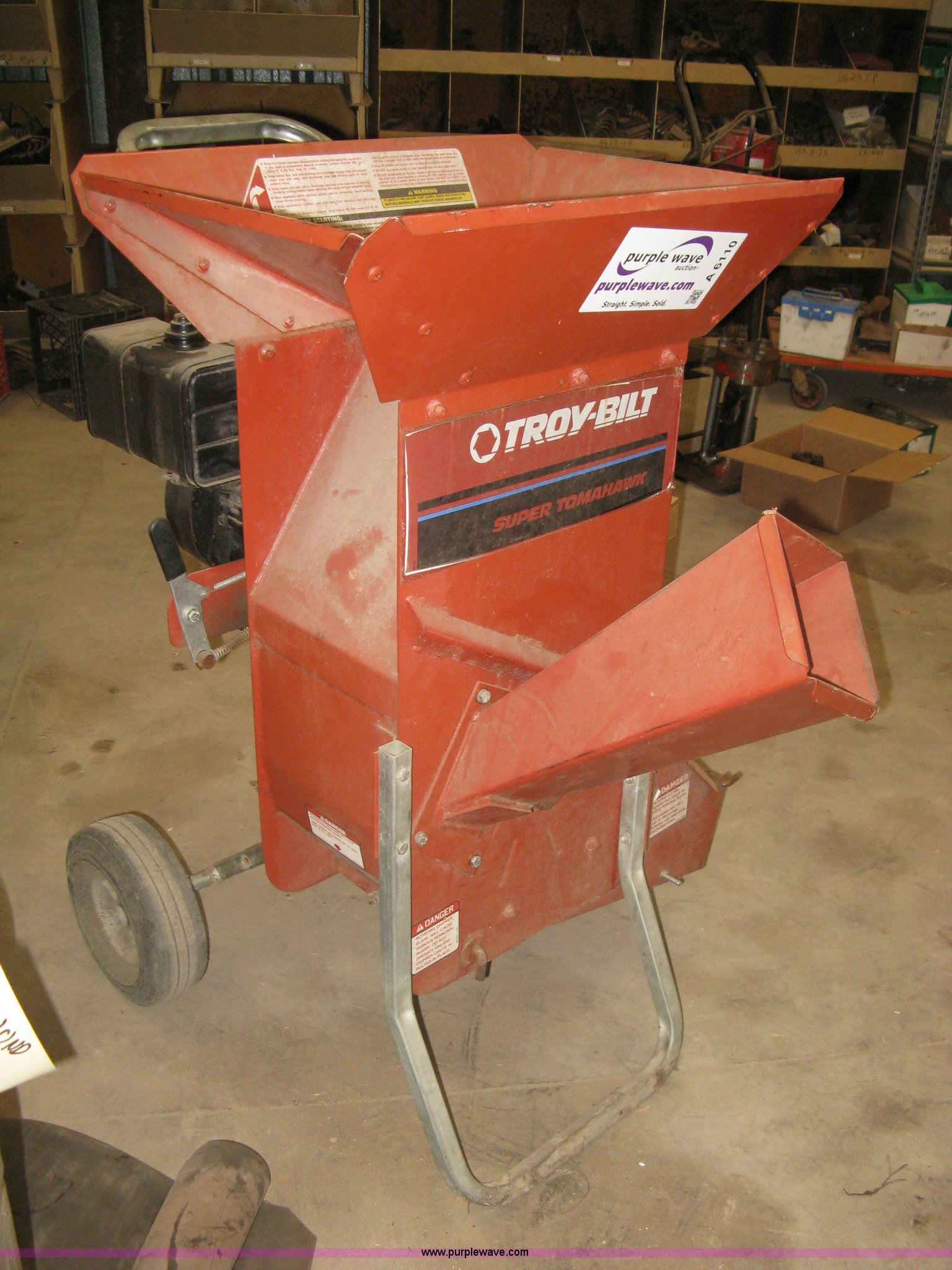 Troy-Bilt Super Tomahawk chipper/shredder in Wichita, KS | Item A6110 ...