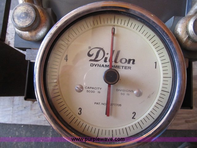 (2) Dillon Dynamometers in Jefferson City, MO | Item D9352 sold ...