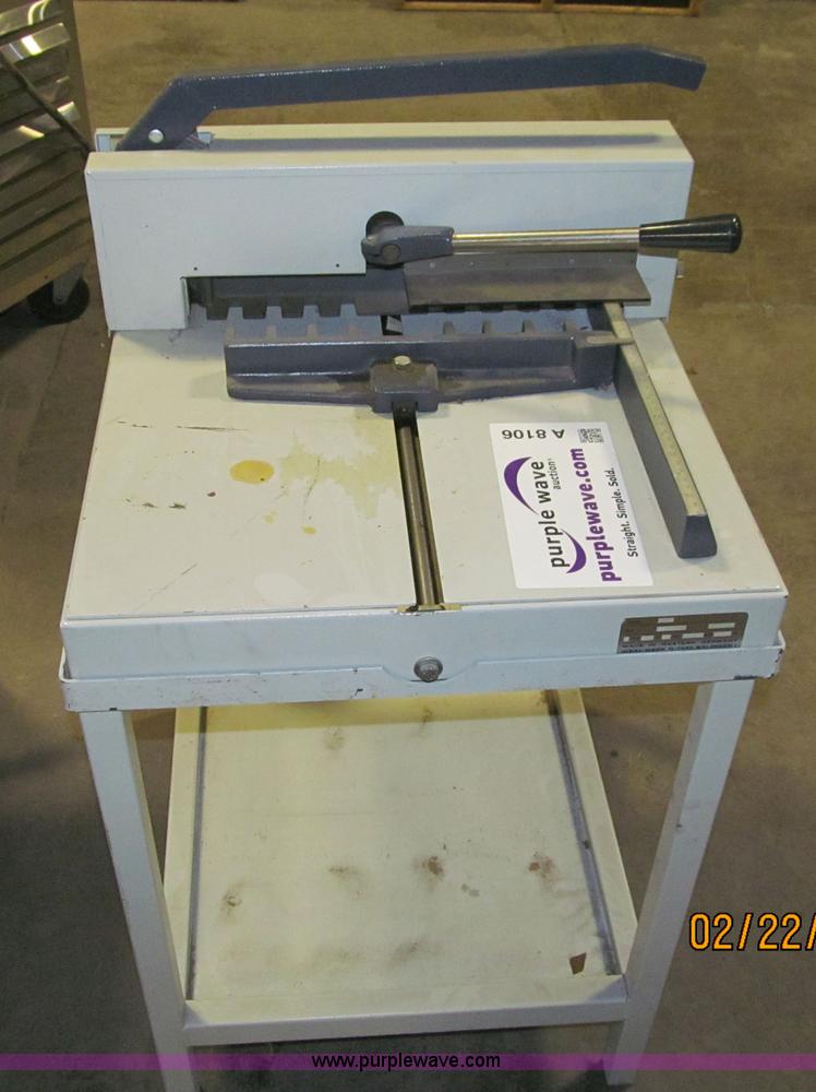 Ideal Triumph 3600 all purpose paper cutter with stank in Des Moines ...