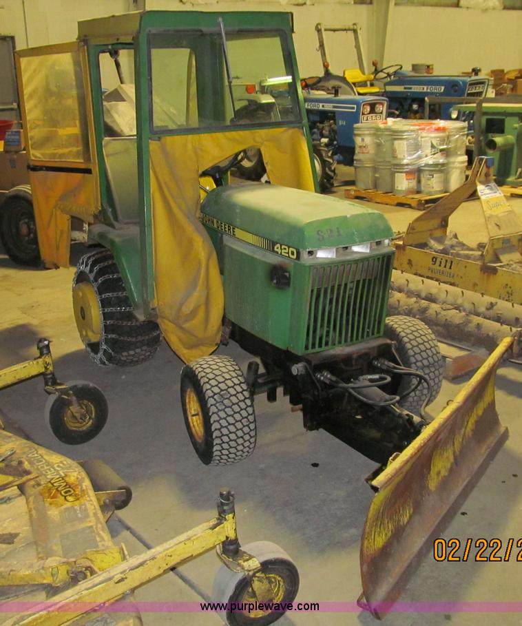 John Deere 420 lawn tractor in Des Moines, IA | Item A8184 sold ...