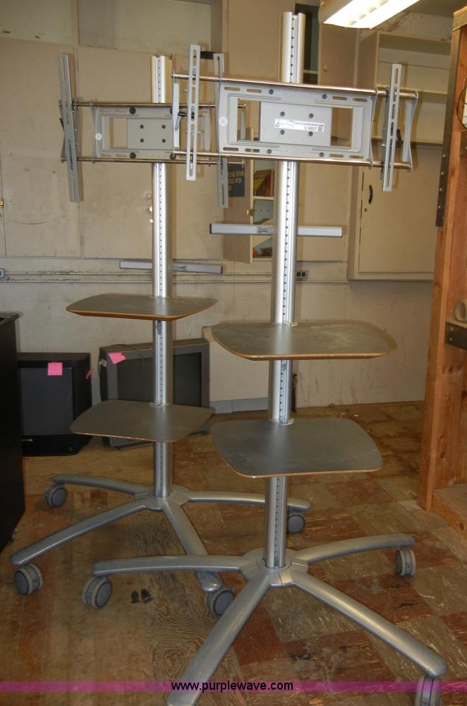 (2) lobby style rolling television stands in Lawrence, KS | Item U9927 ...