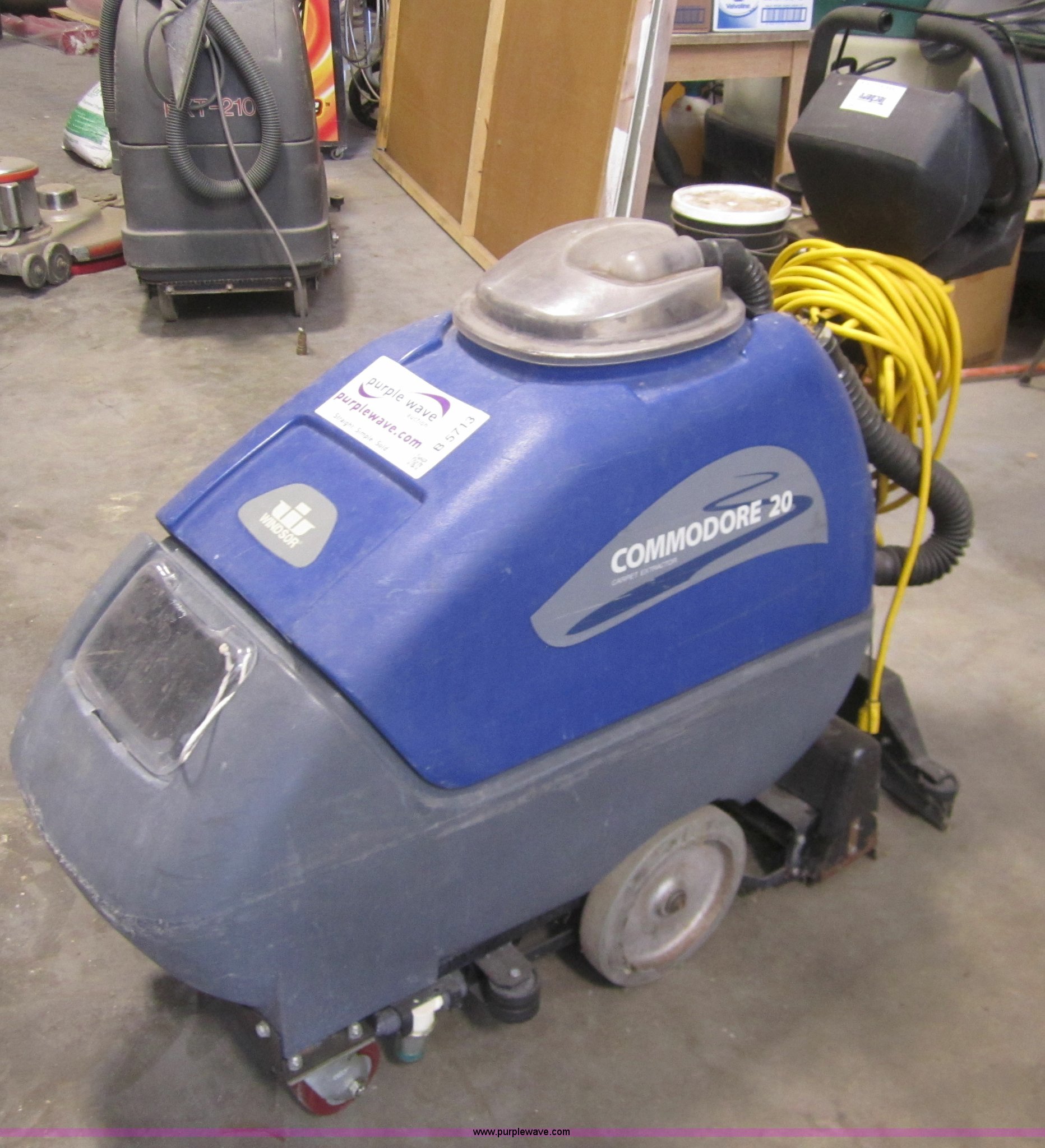 Windsor Commodore 20 carpet extractor in Tribune, KS | Item B5713 sold ...