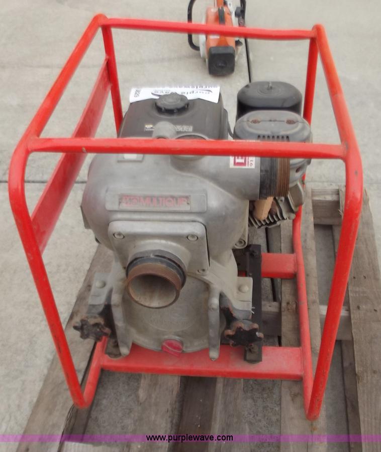 MultiQuip 3" trash pump in Raytown, MO | Item D3829 sold | Purple Wave