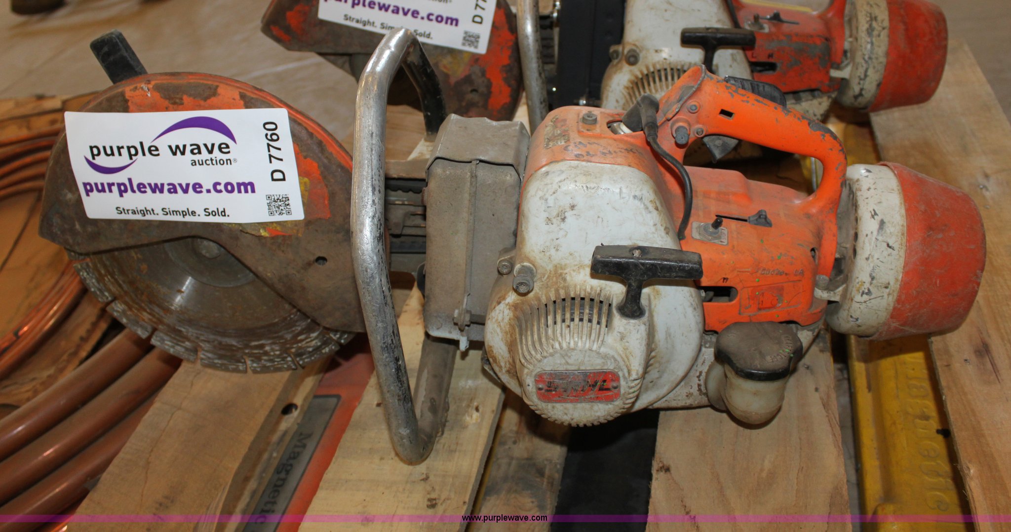 Stihl TS350 concrete saw in Hutchinson, KS | Item D7760 sold | Purple Wave