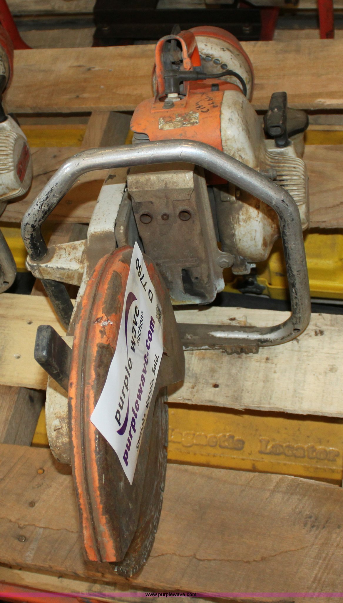 Stihl TS350 concrete saw in Hutchinson, KS | Item D7760 sold | Purple Wave