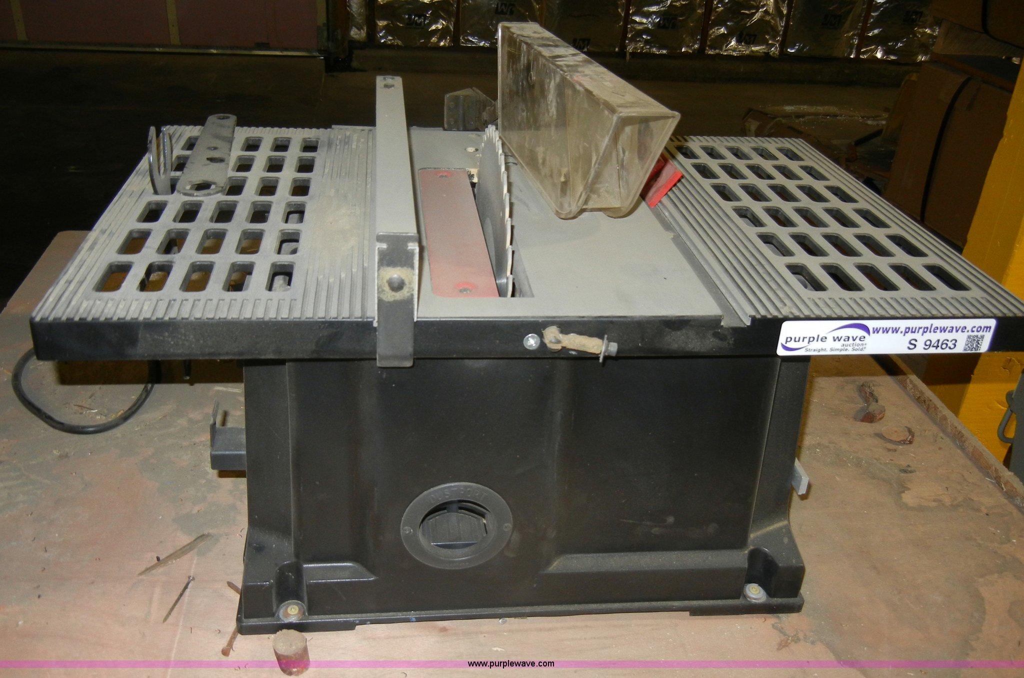 Central Machinery 10" table saw in Topeka, KS | Item S9463 sold ...