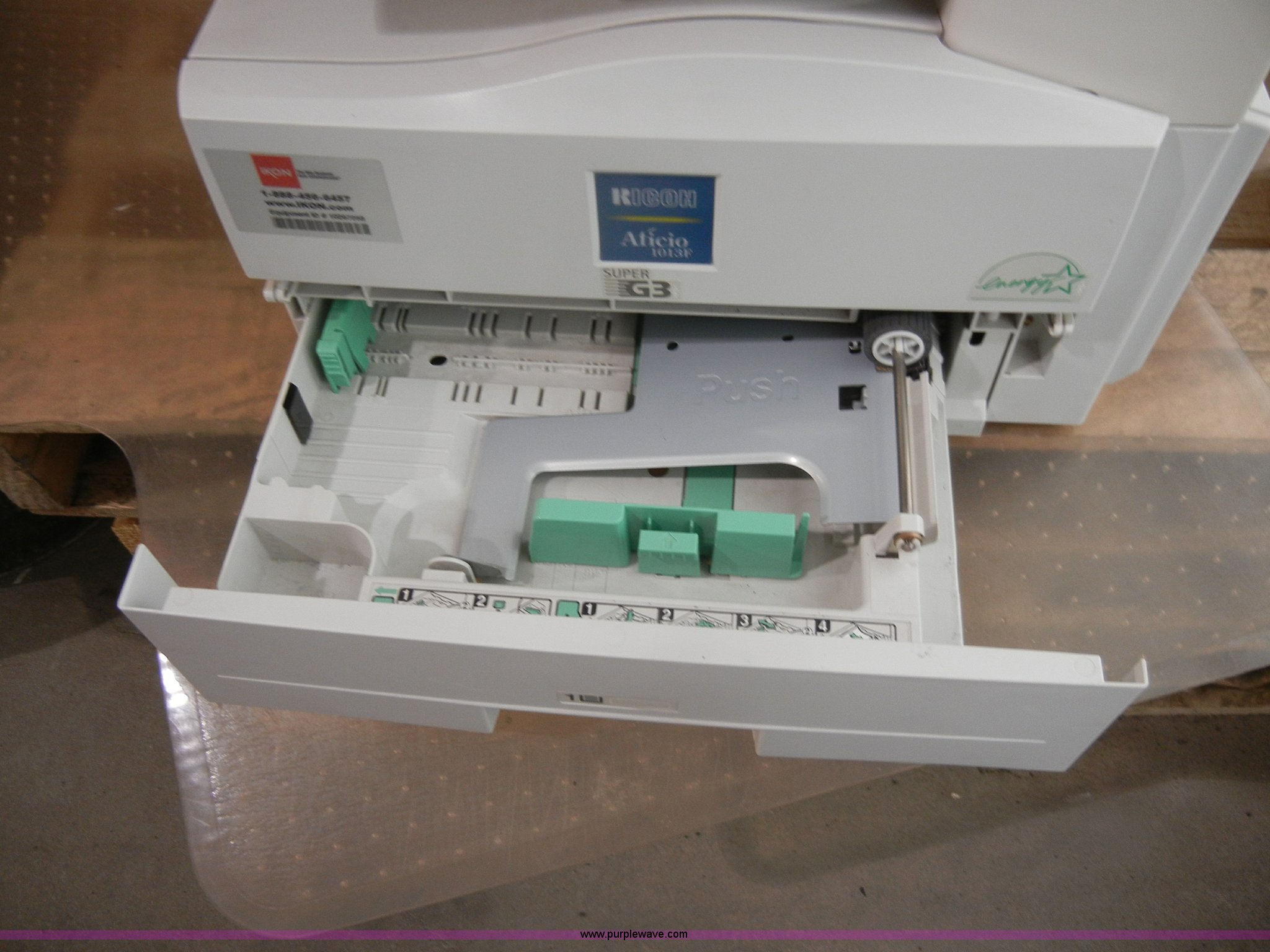 Ricoh Aficio 1013F Super G3 fax machine in Effingham, KS | Item K9042 ...