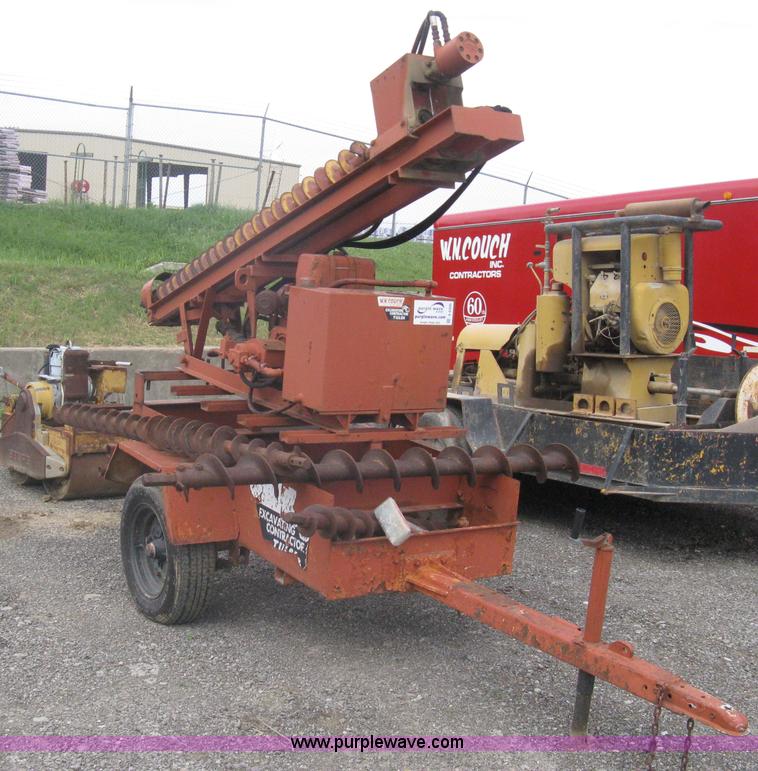 Trailer mounted digger derrick in Tulsa, OK | Item A6300 sold | Purple Wave