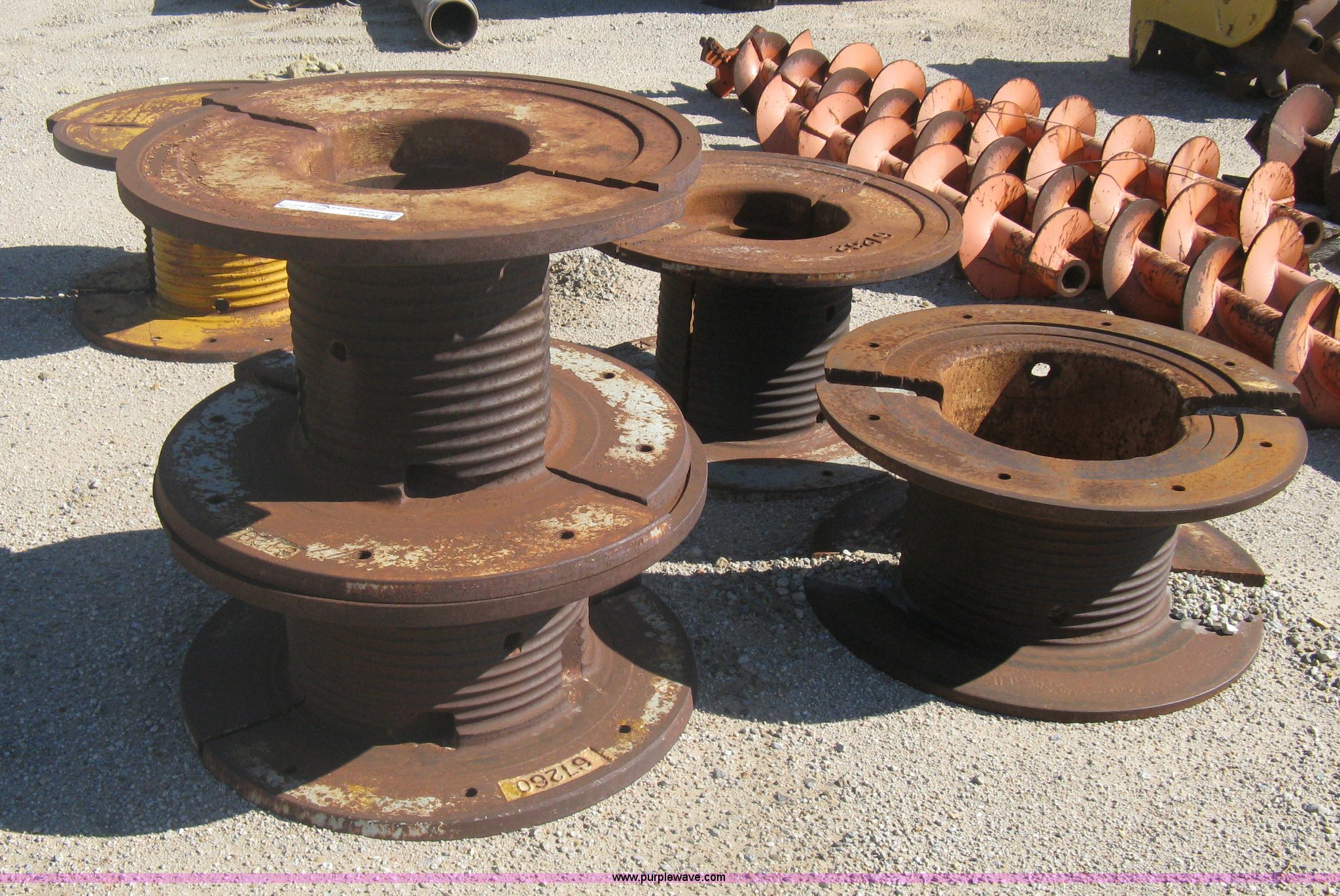 (5) two piece crane cable spools in Wichita, KS | Item G9804 sold ...