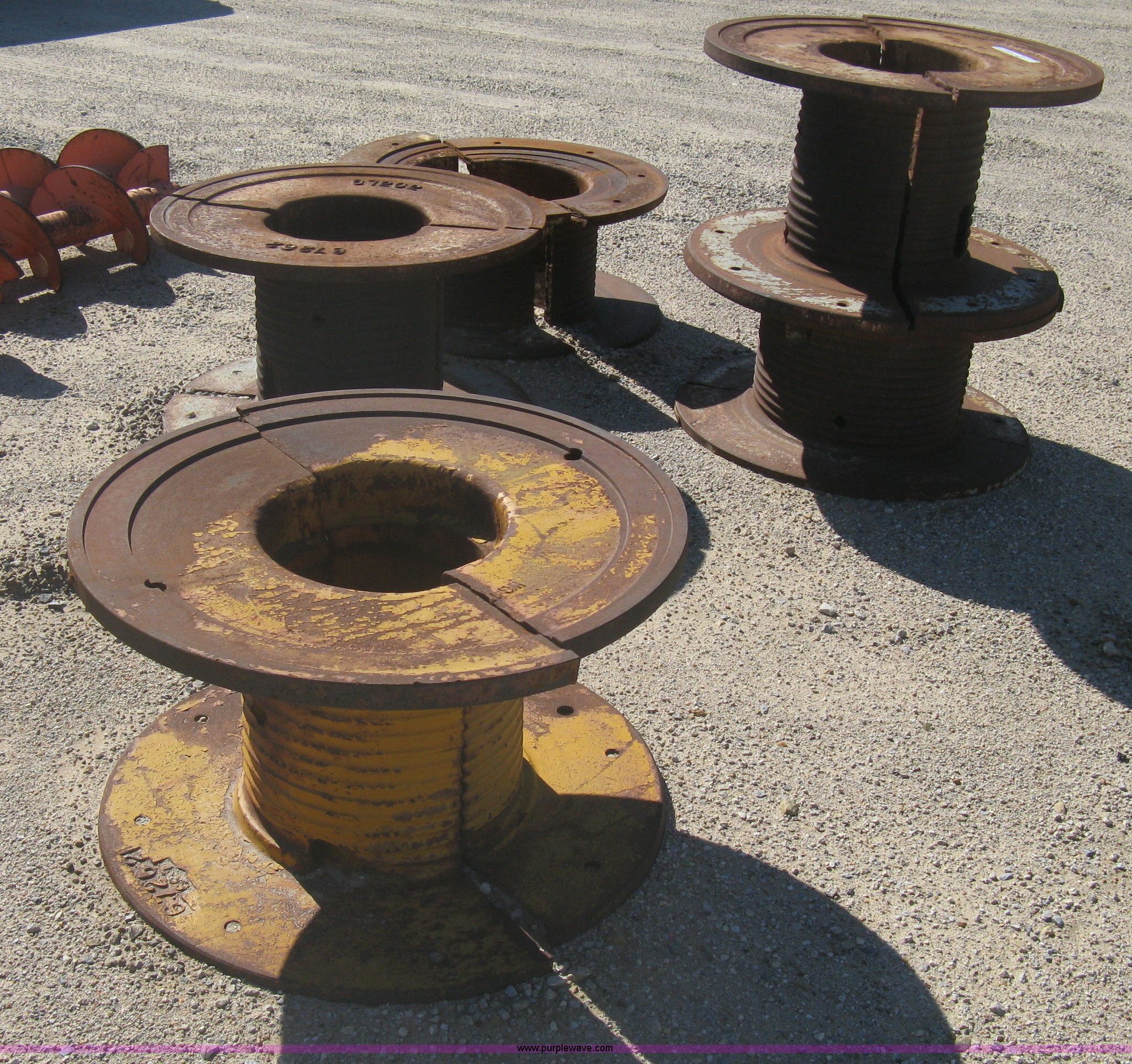 (5) two piece crane cable spools in Wichita, KS | Item G9804 sold ...
