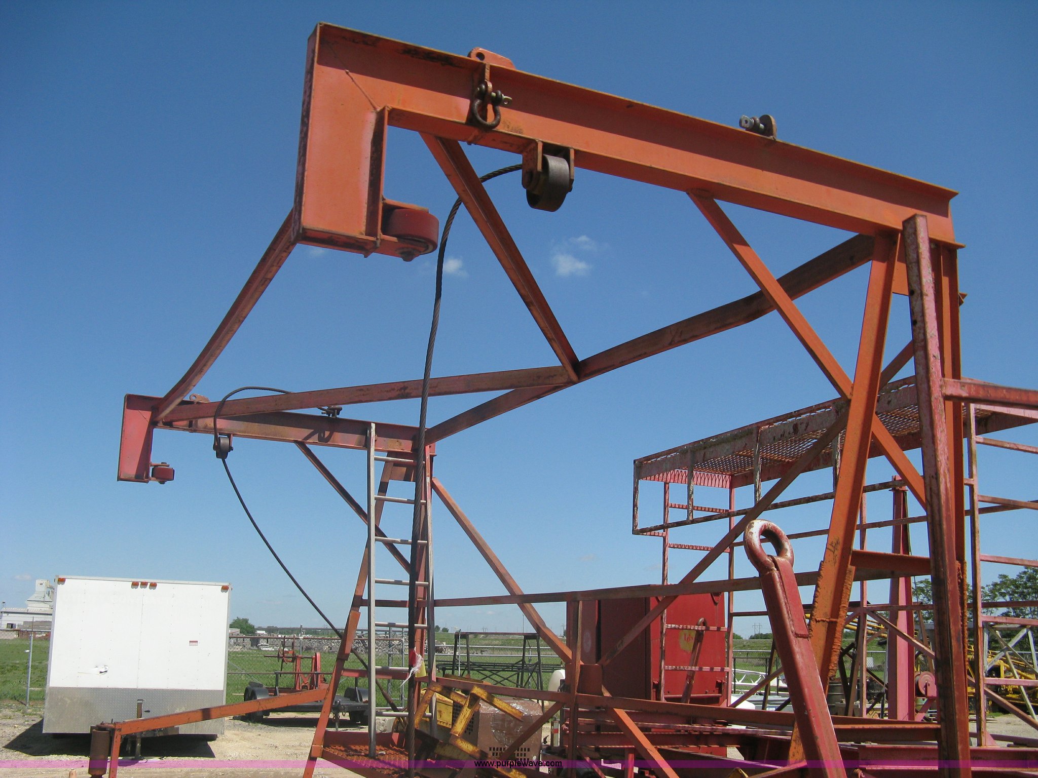 Hanging work platform in Wichita, KS | Item G9845 sold | Purple Wave