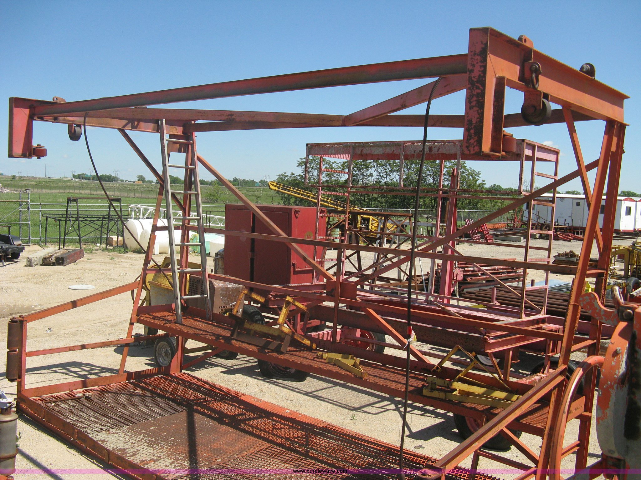 Hanging work platform in Wichita, KS | Item G9845 sold | Purple Wave