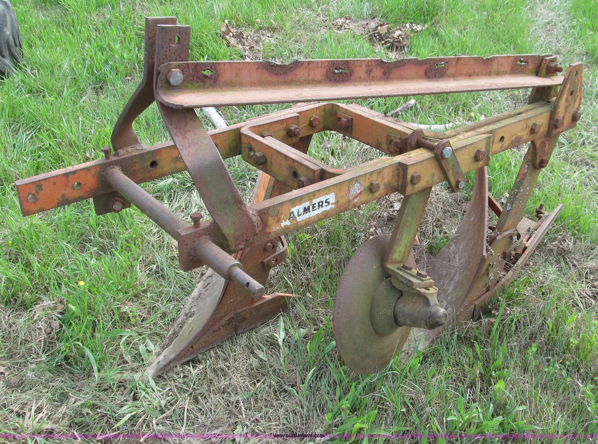 Allis Chalmers two bottom plow in Hardy, AR | Item D3169 sold | Purple Wave