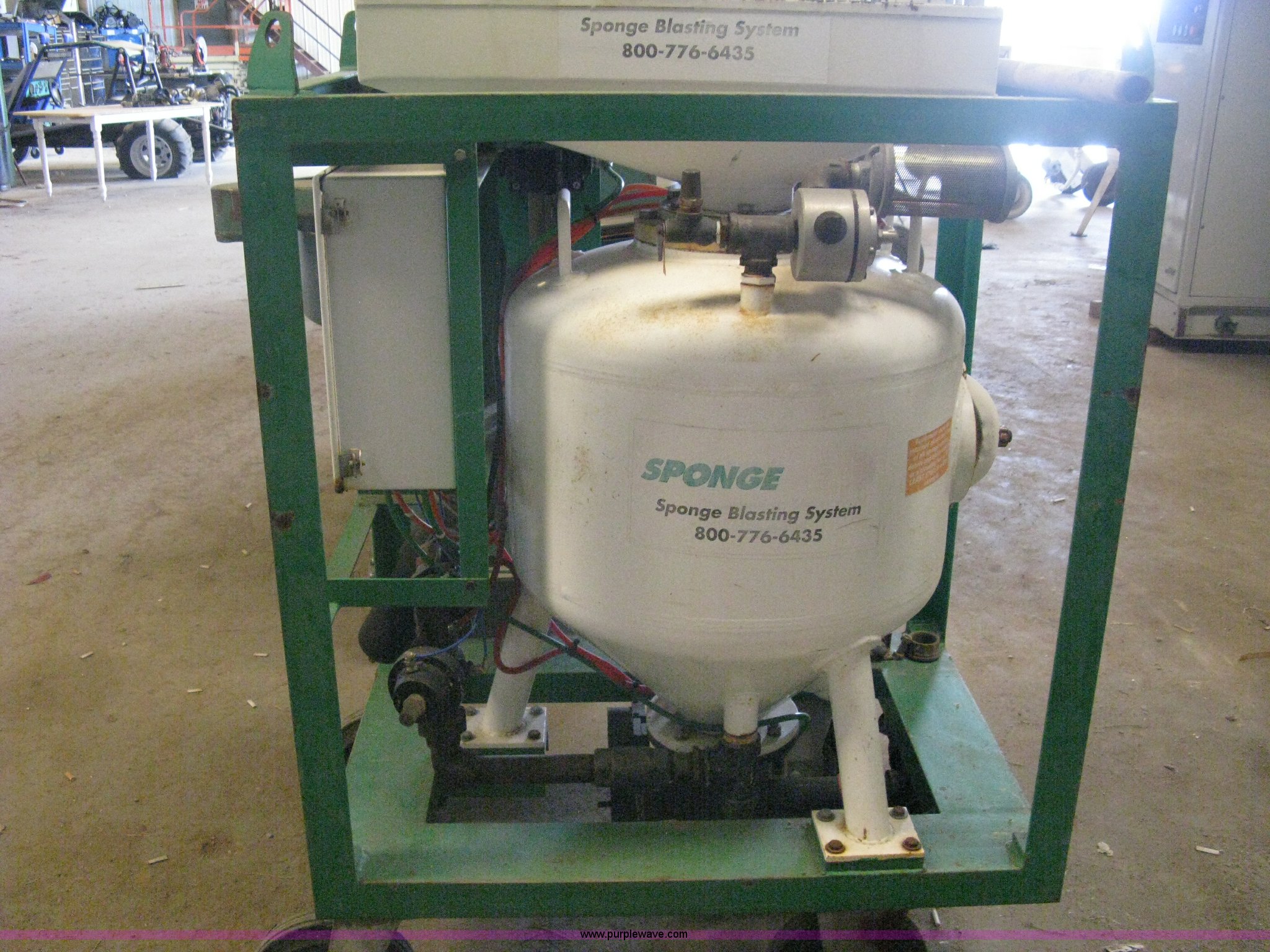 Sponge Jet sponge blasting system in Wichita, KS | Item G9885 sold ...